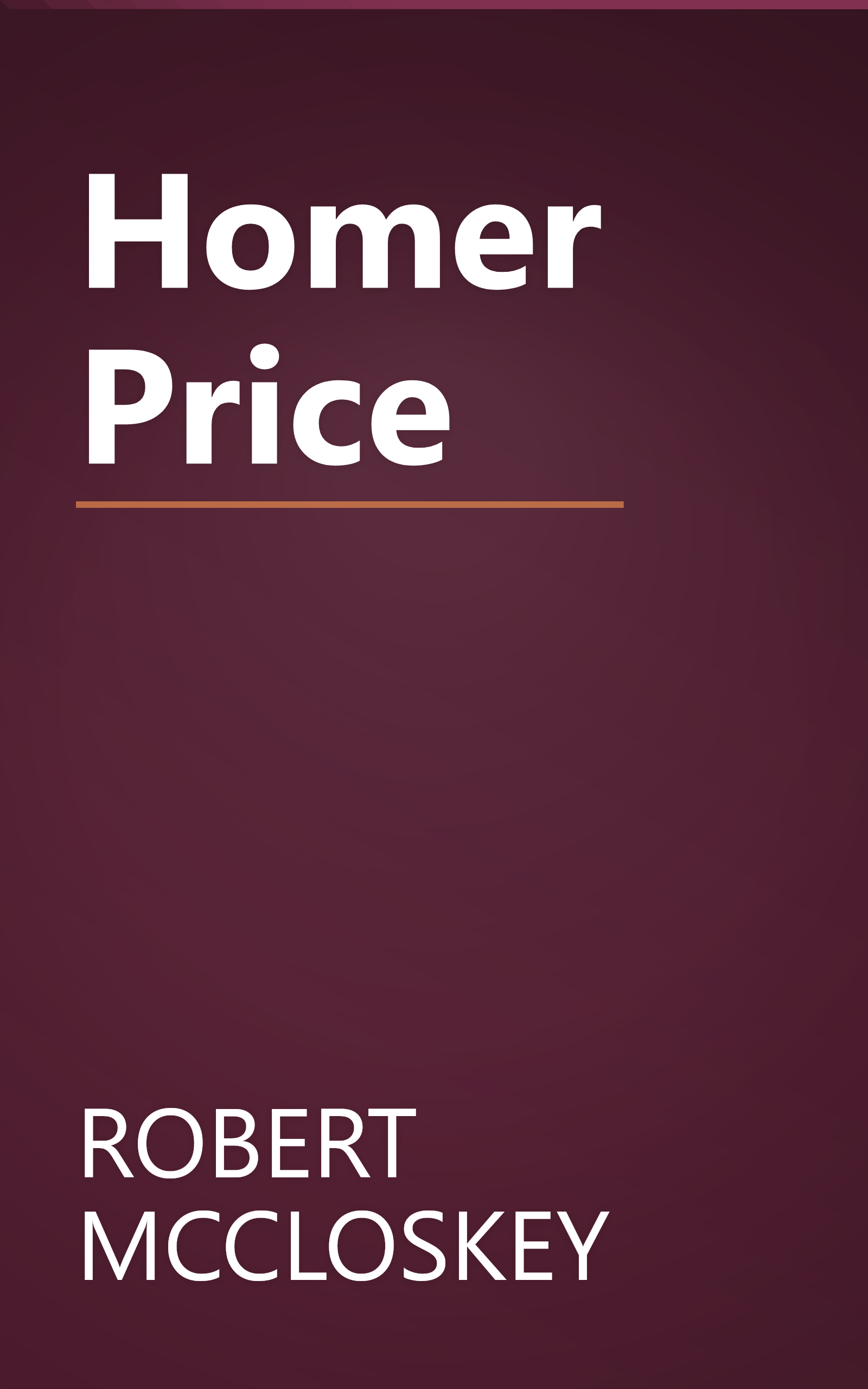 Homer Price book cover