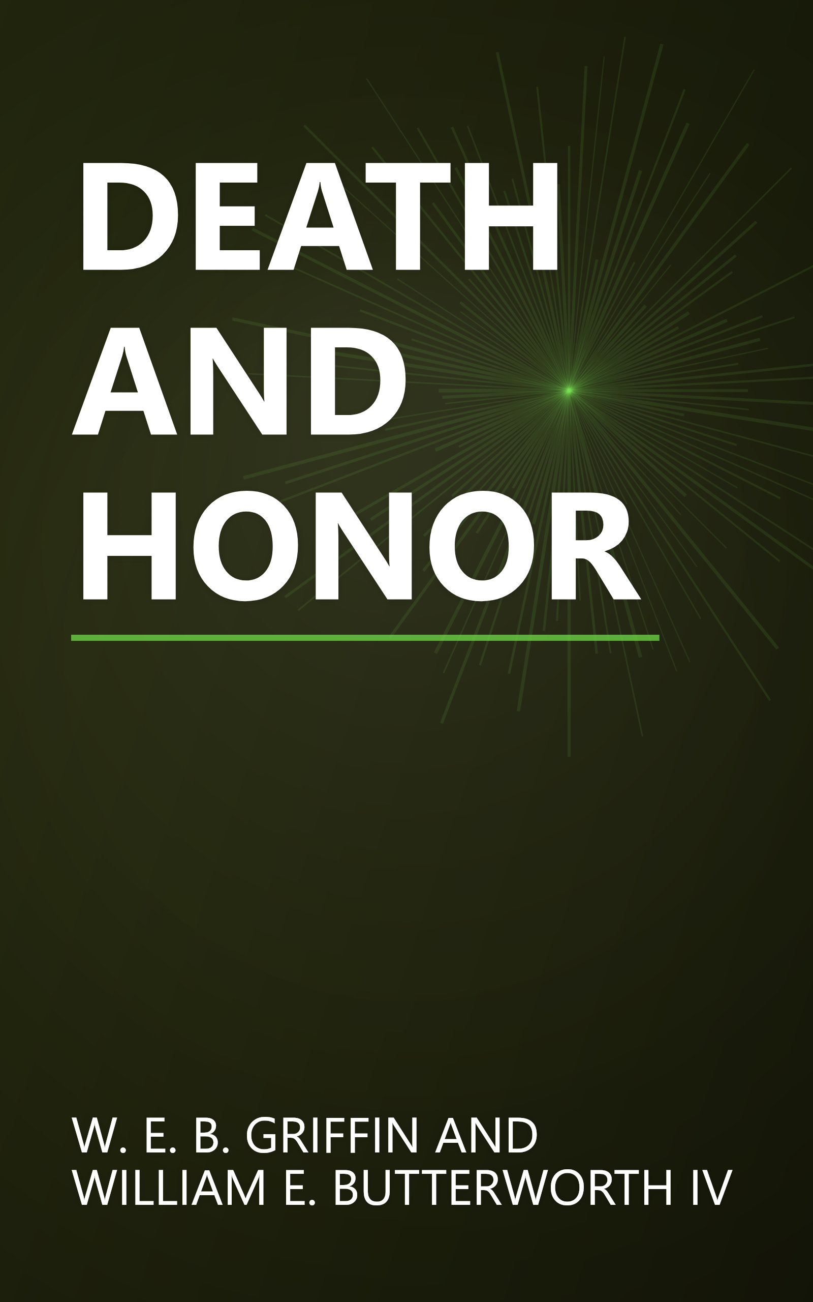 DEATH AND HONOR book cover