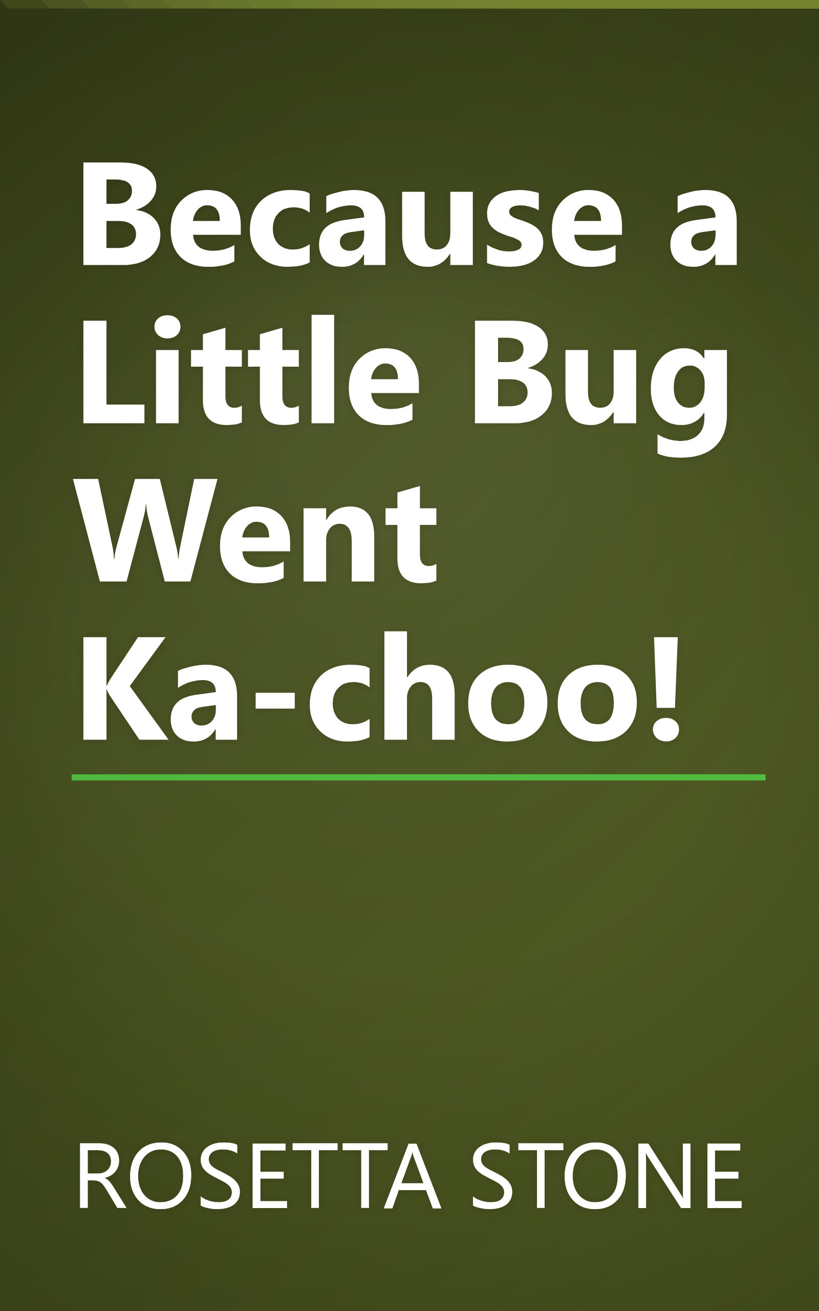 Because a Little Bug Went Ka-choo! book cover