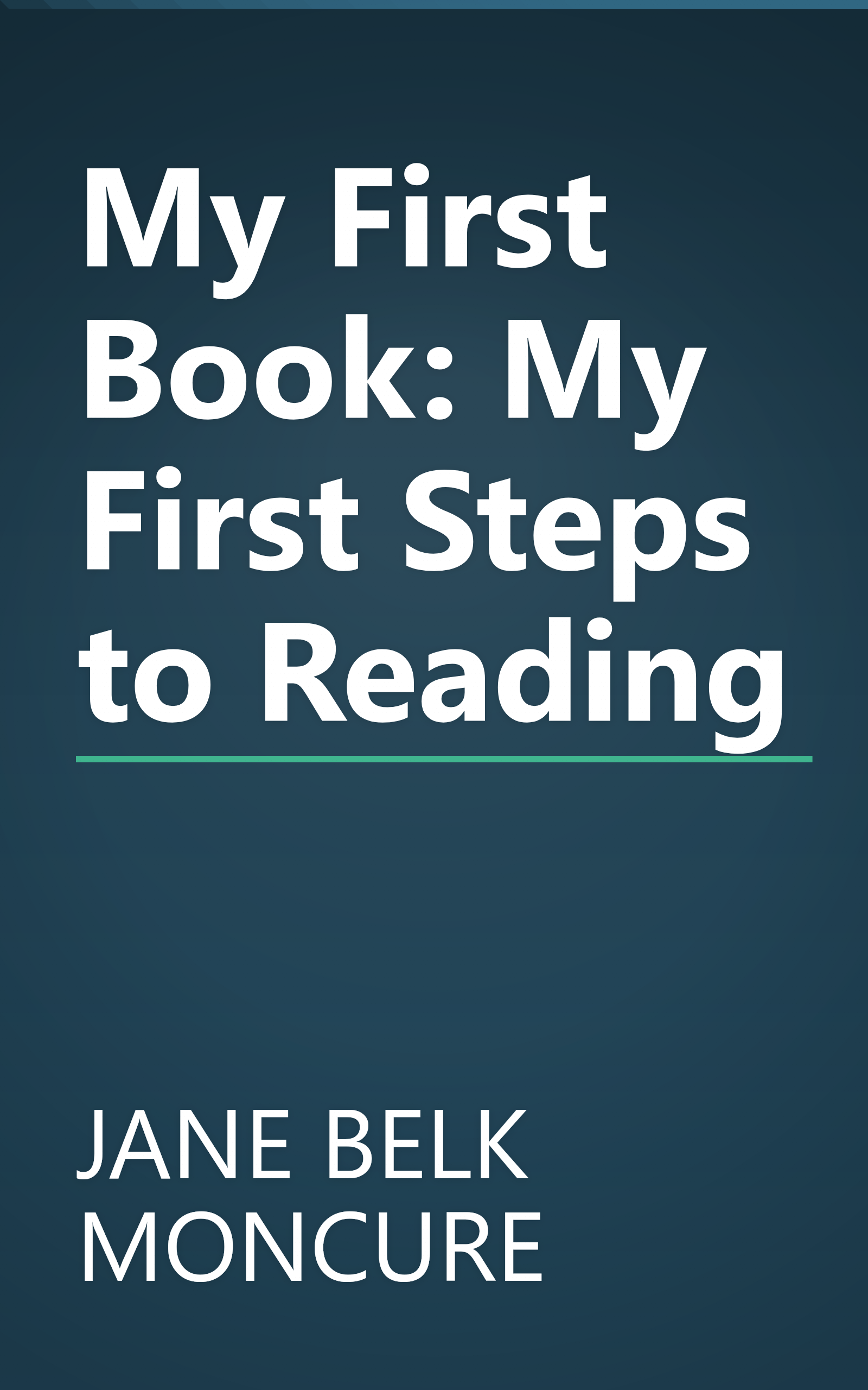 My First Book:  My First Steps to Reading book cover