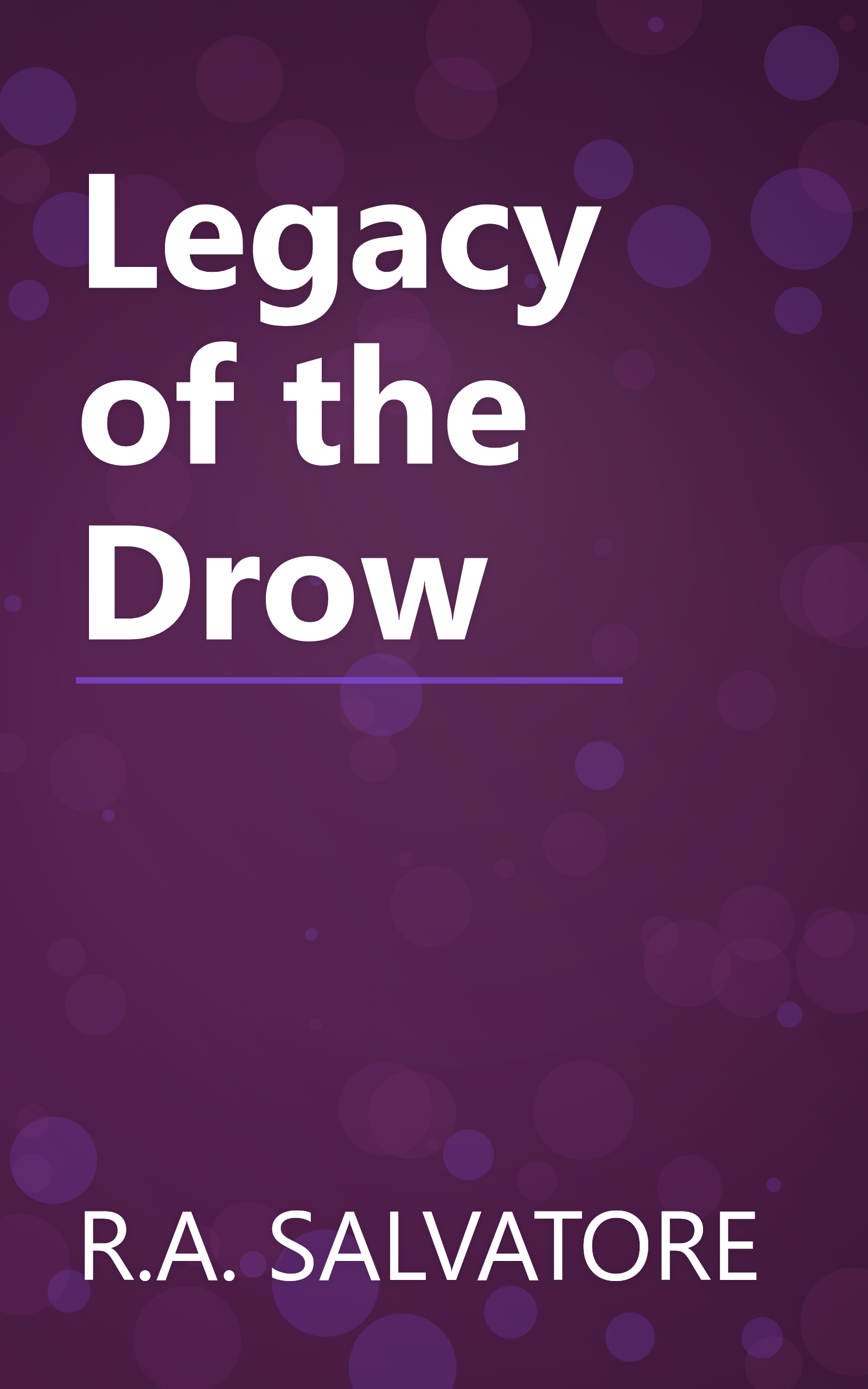 Legacy of the Drow book cover