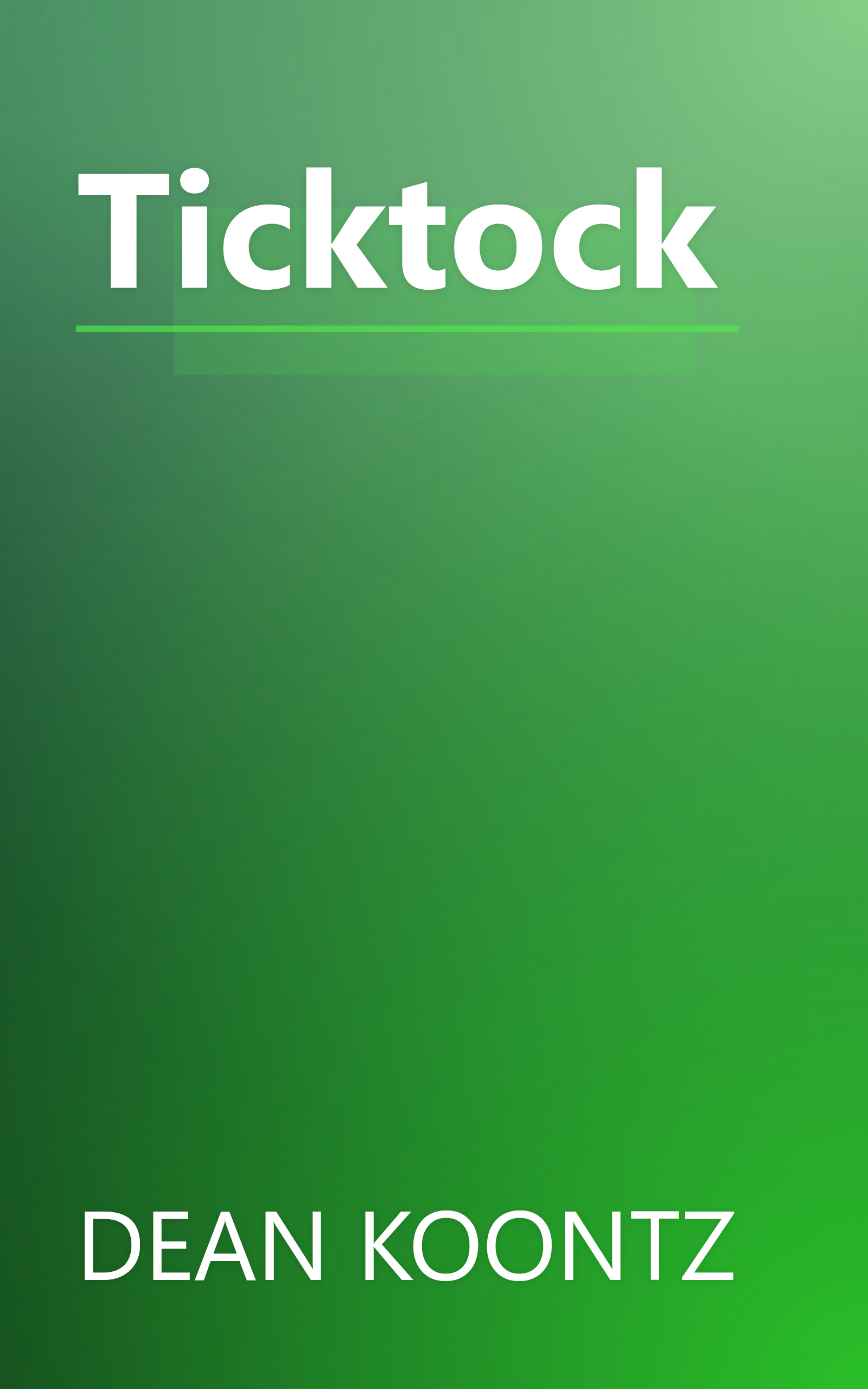 Ticktock book cover