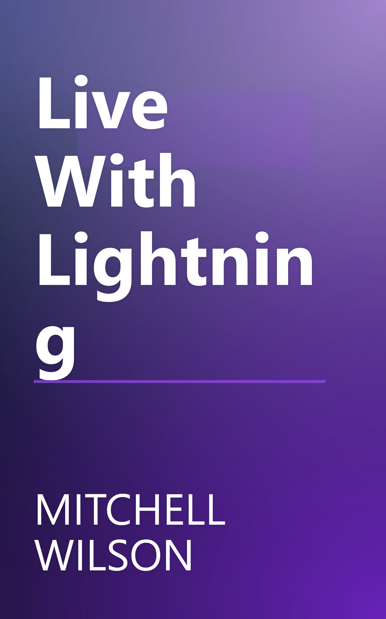 Live With Lightning book cover