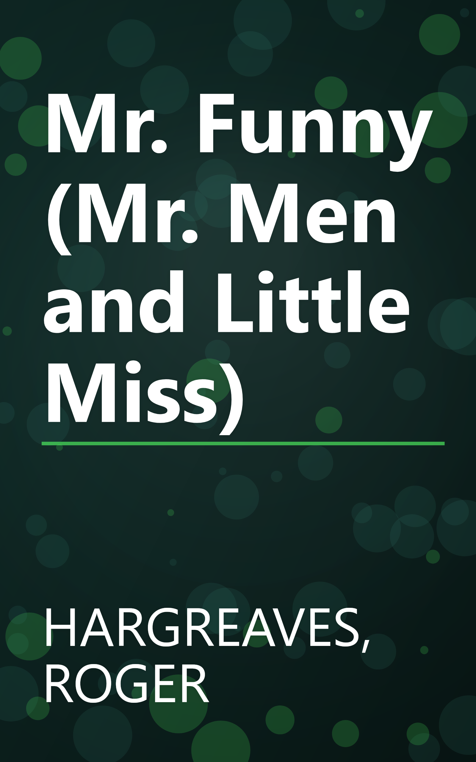 Mr. Funny (Mr. Men and Little Miss) book cover