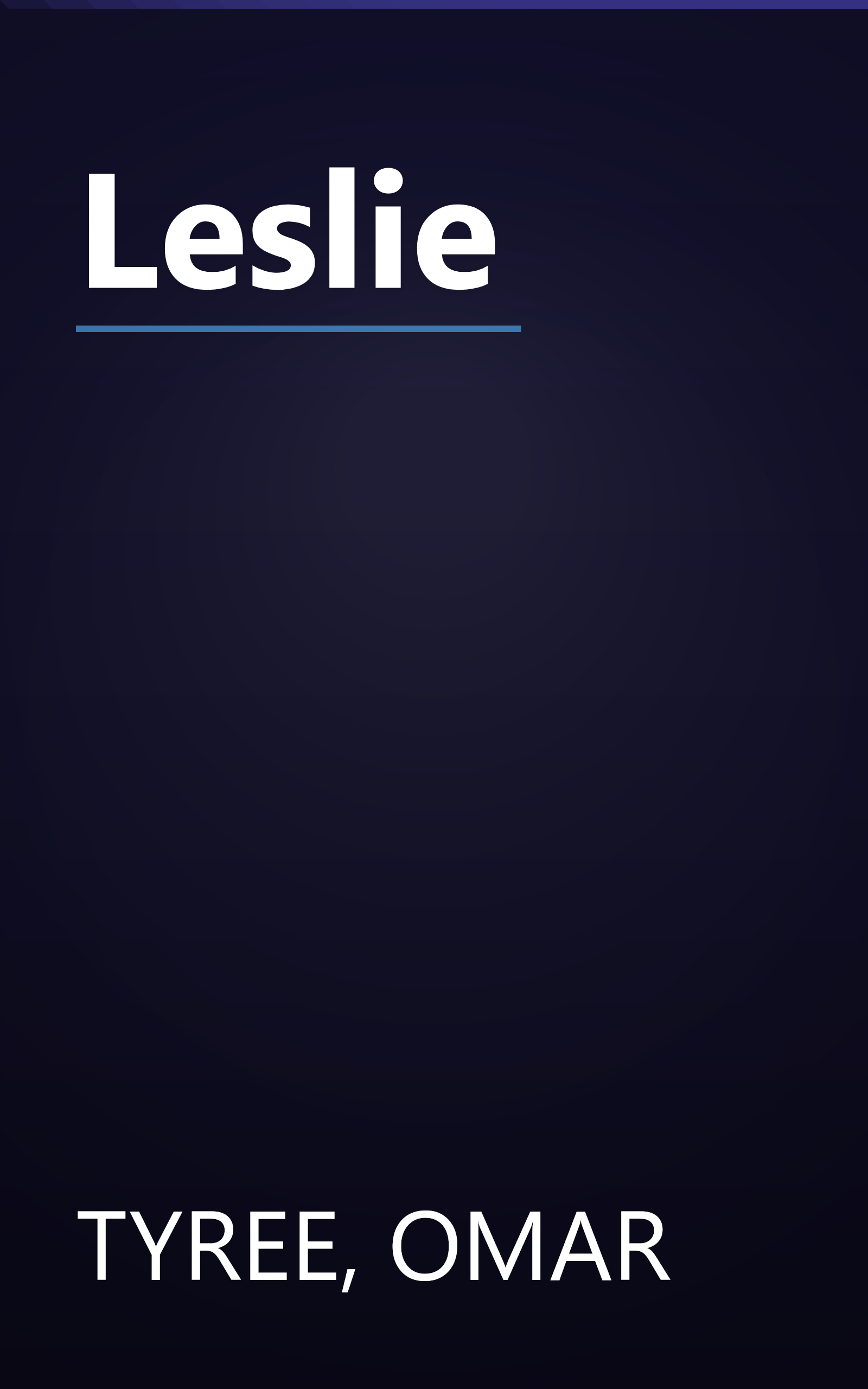 Leslie book cover