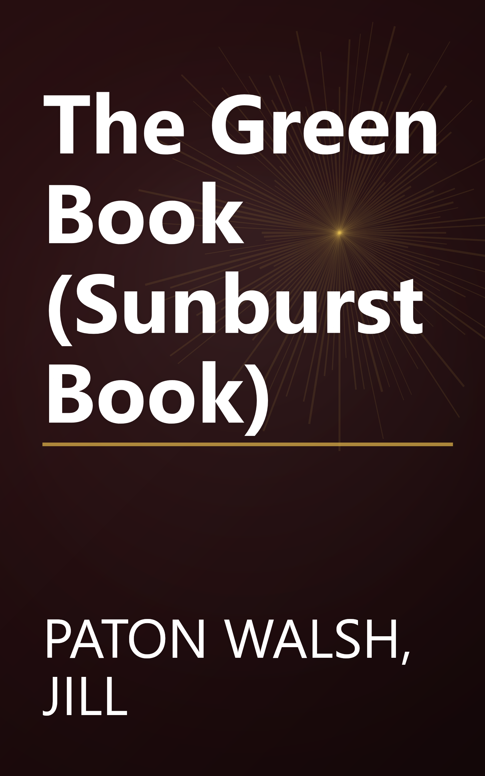 The Green Book (Sunburst Book) book cover