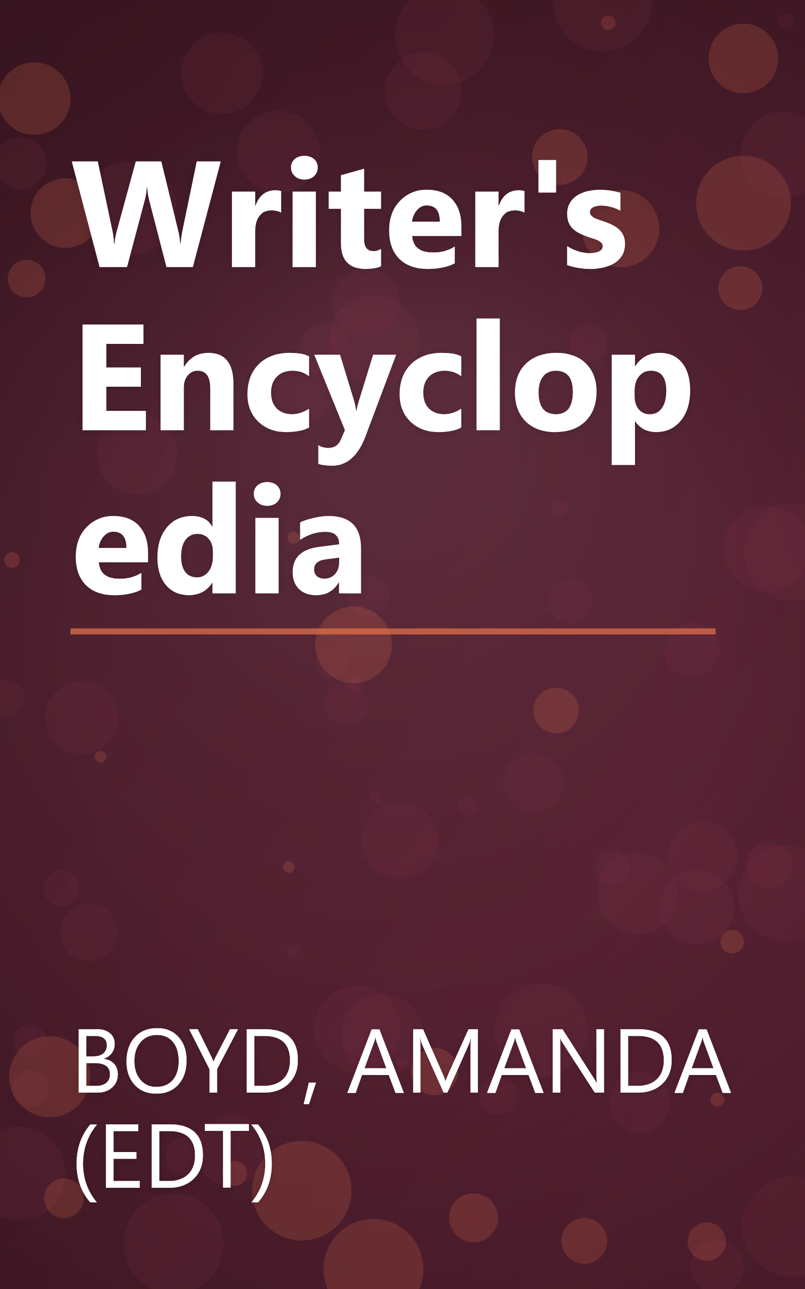 Writer's Encyclopedia book cover
