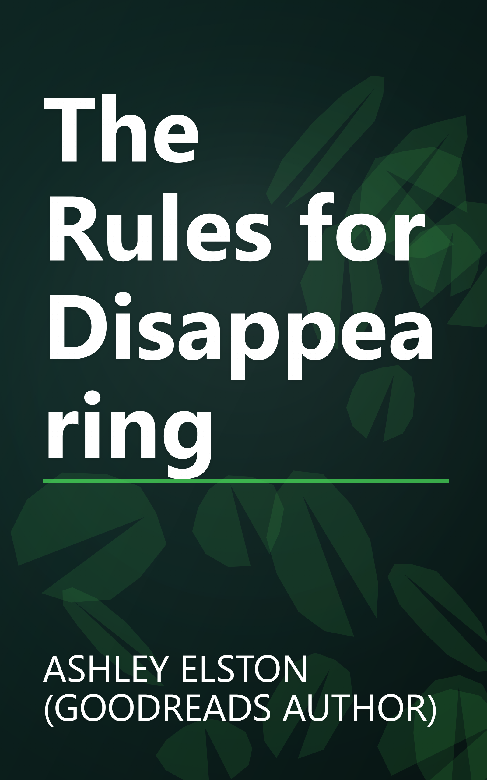 The Rules for Disappearing book cover