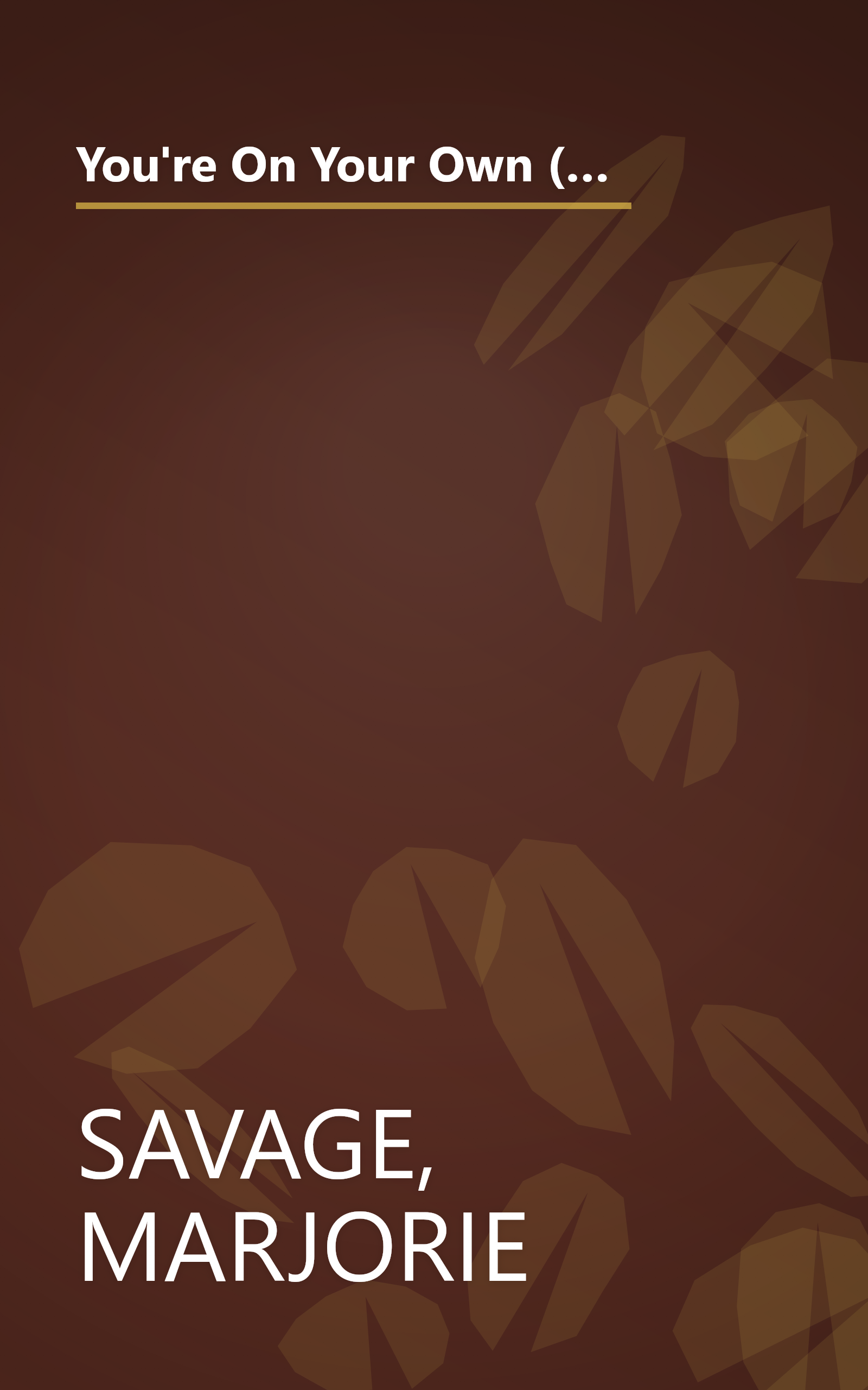 You're On Your Own (But I'm Here if You Need Me): Mentoring Your Child During the College Years (Fireside Books (Fireside)) book cover