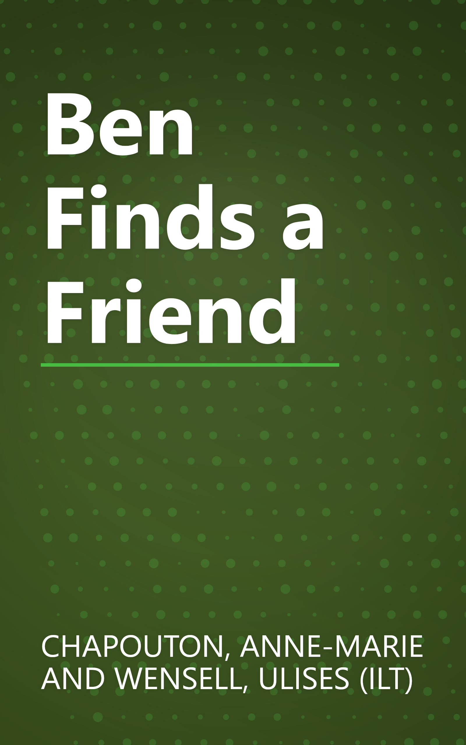 Ben Finds a Friend book cover