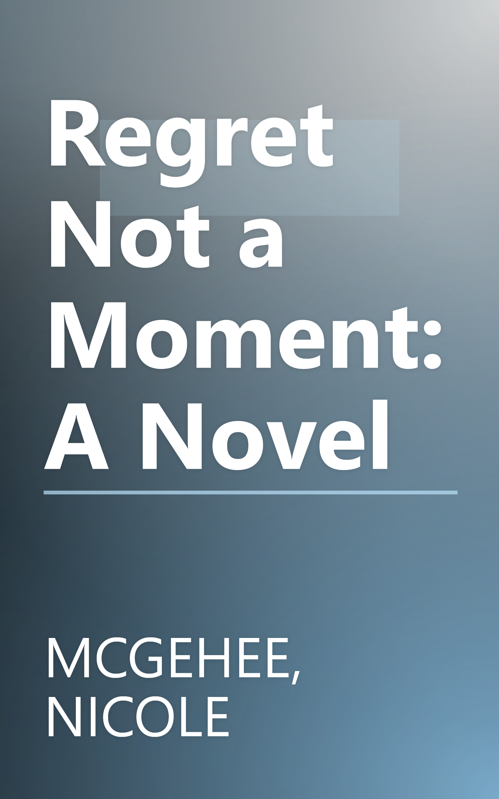 Regret Not a Moment: A Novel book cover