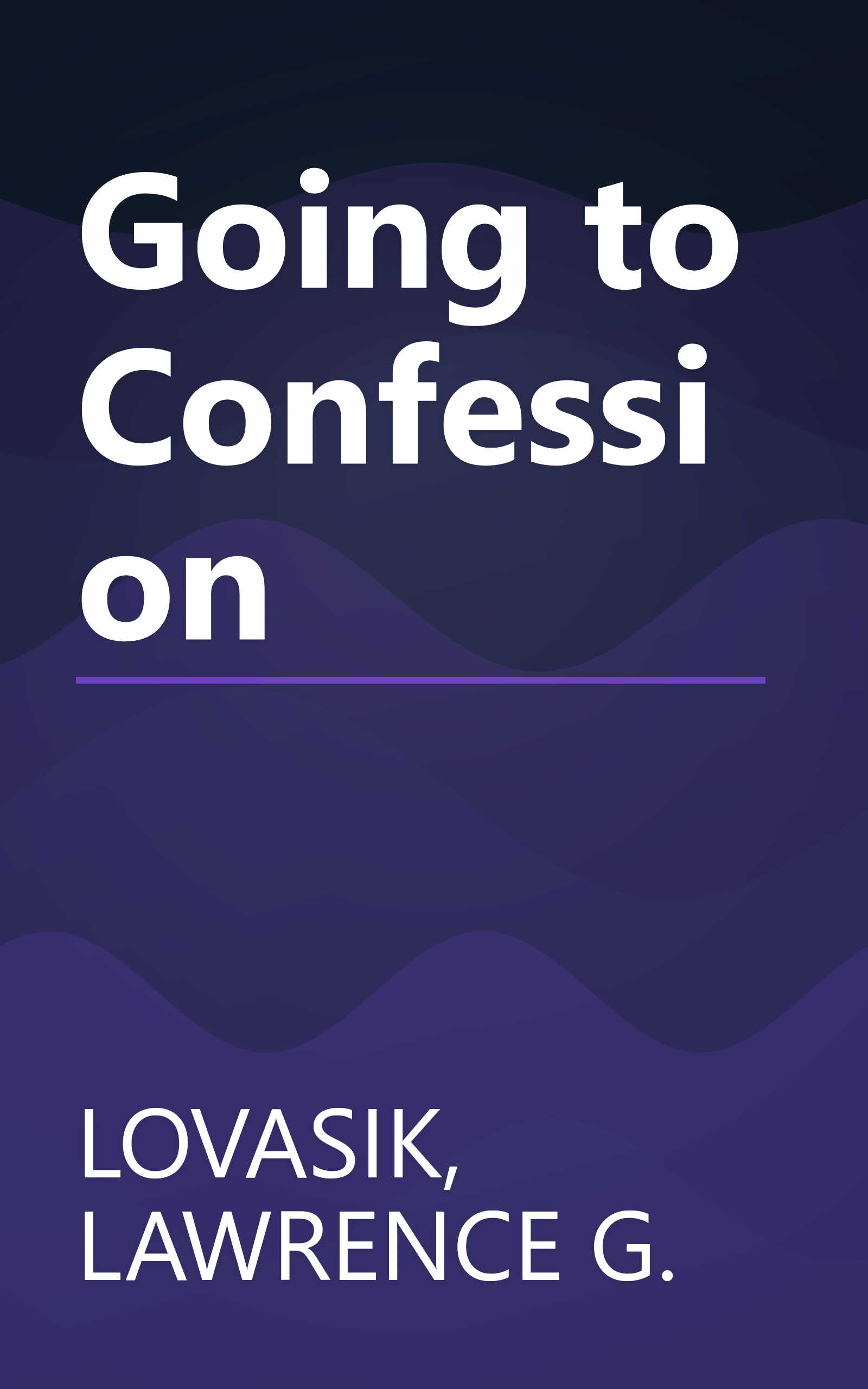 Going to Confession book cover