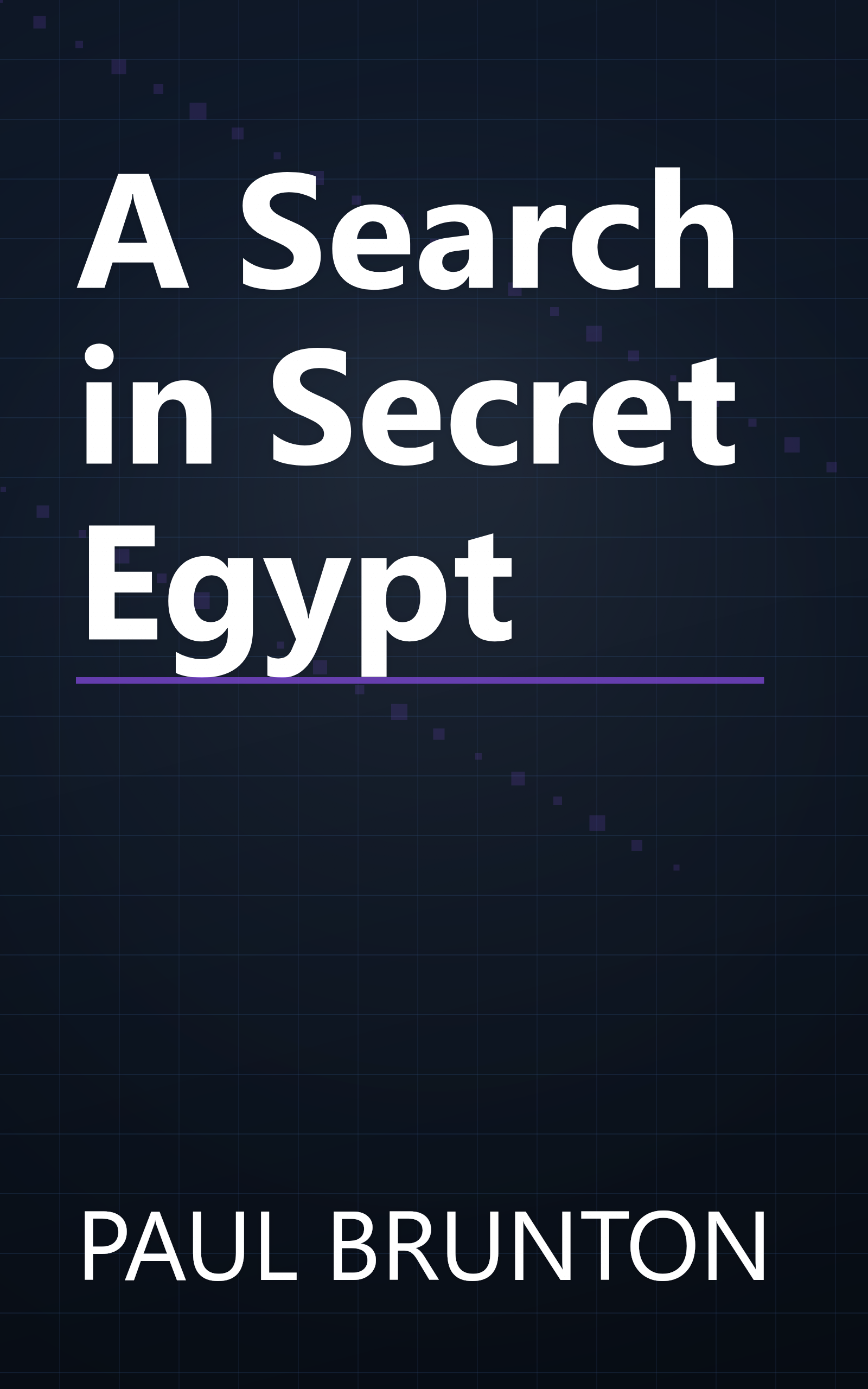A Search in Secret Egypt book cover