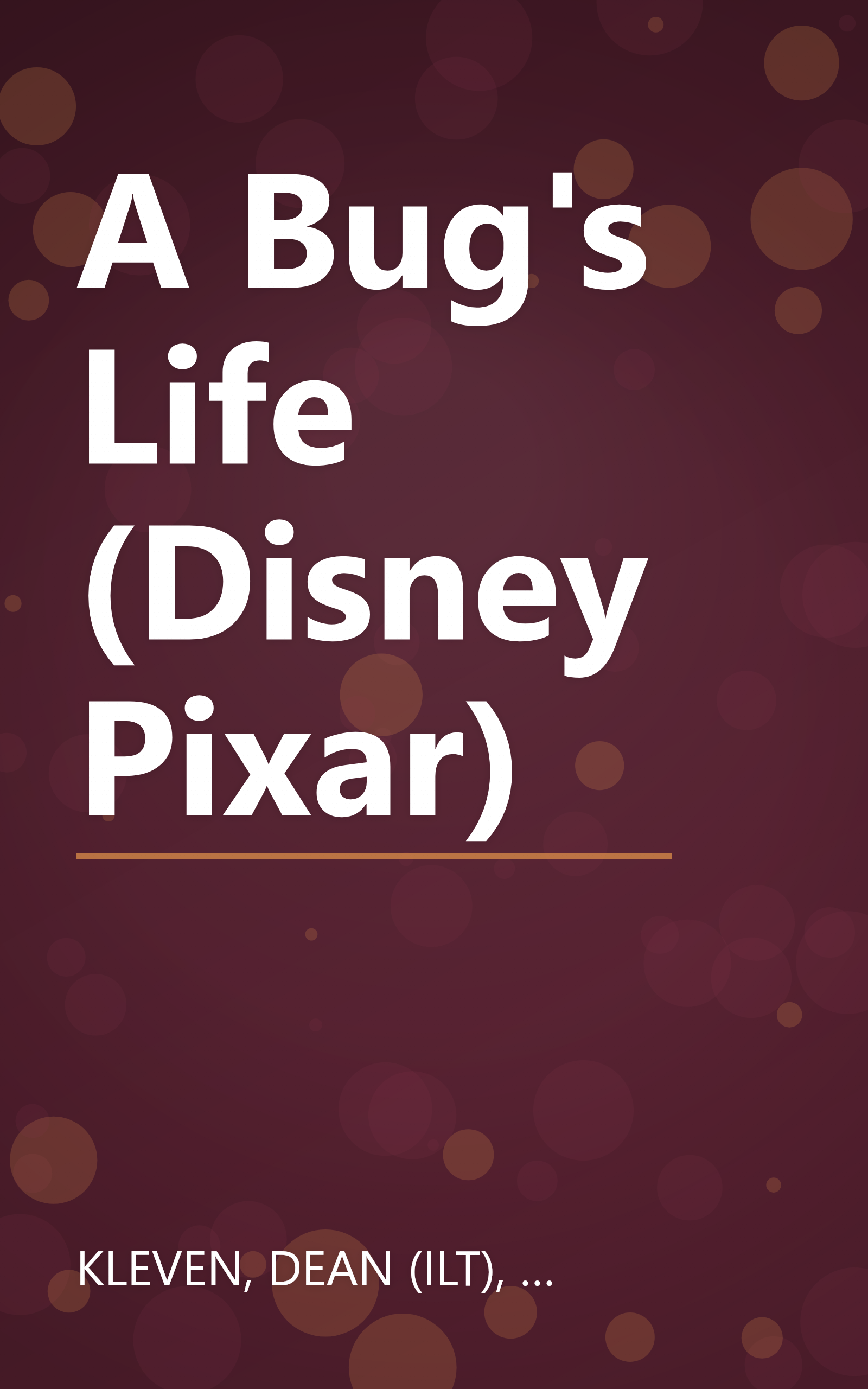 A Bug's Life (Disney Pixar) book cover