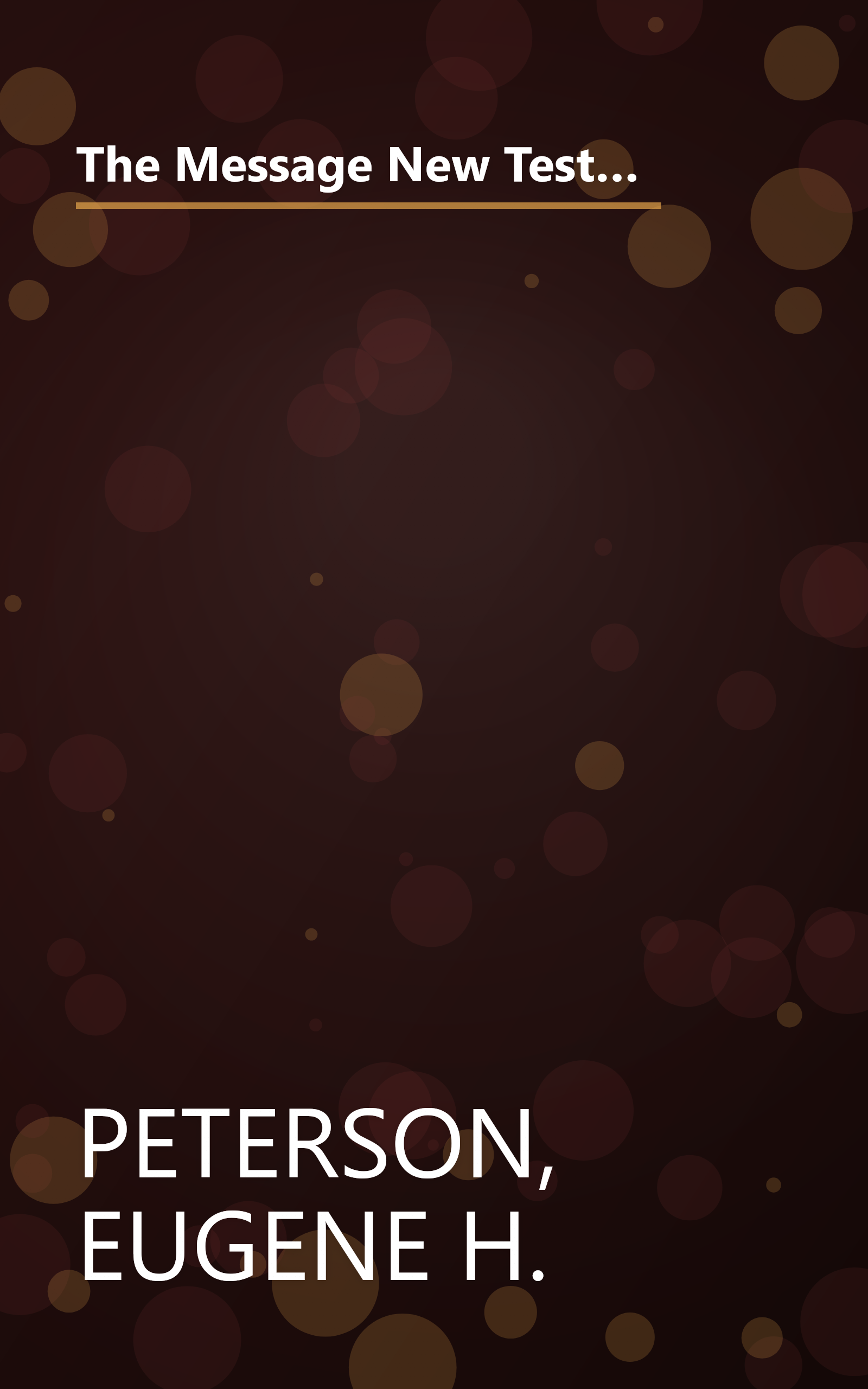 The Message New Testament with Psalms and Proverbs, Pocket (Softcover, Boardwalk Sunrise): The New Testament in Contemporary Language book cover