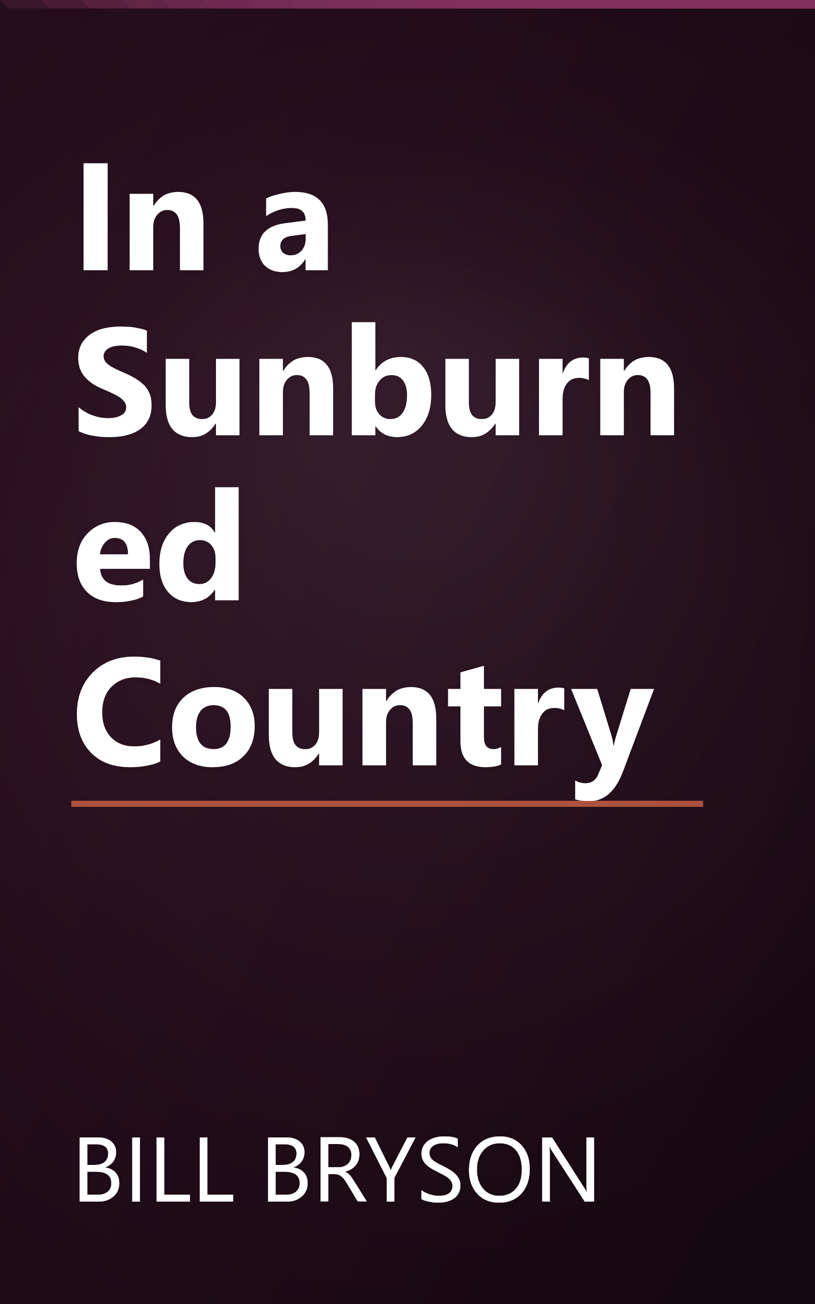 In a Sunburned Country book cover
