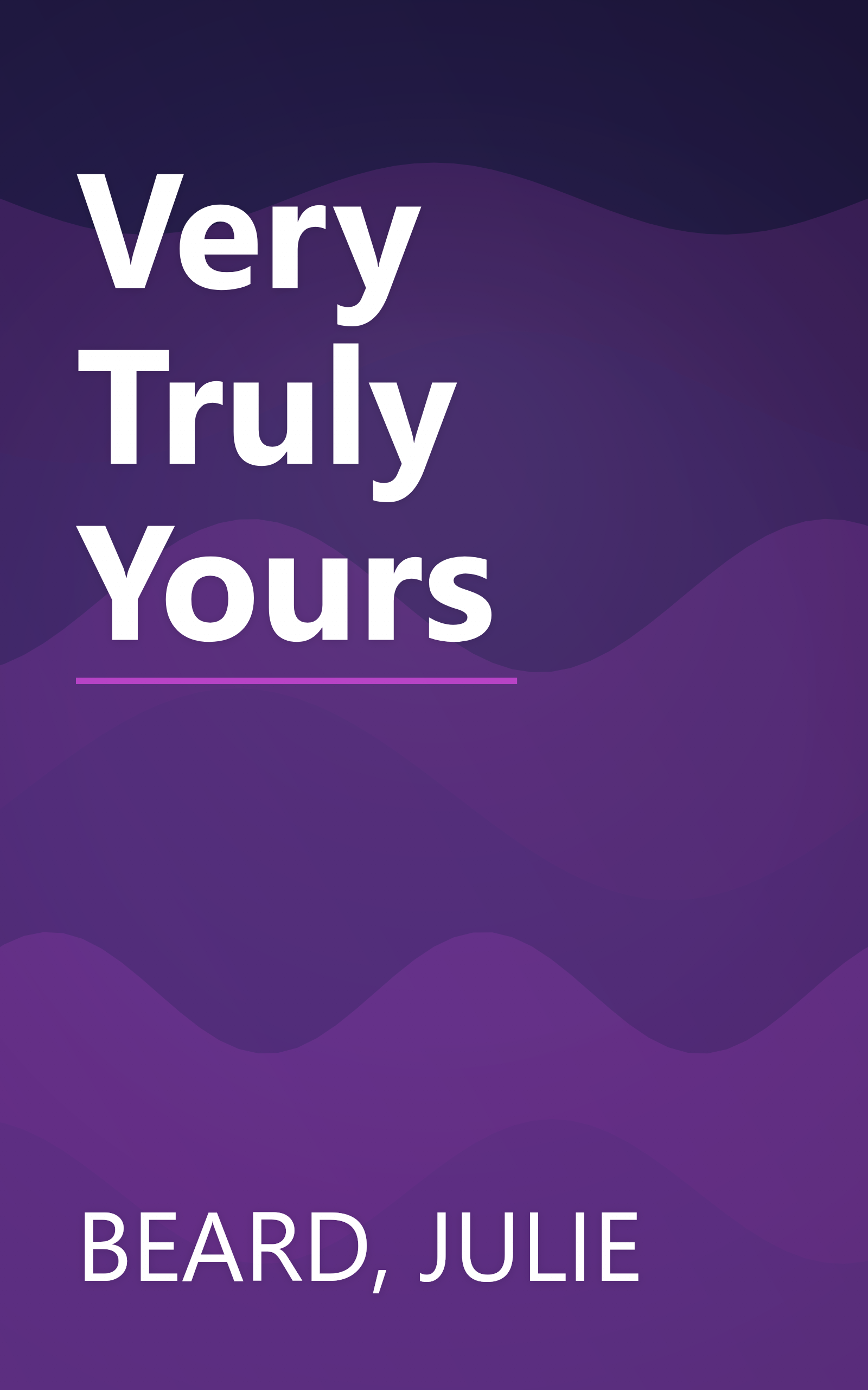Very Truly Yours book cover