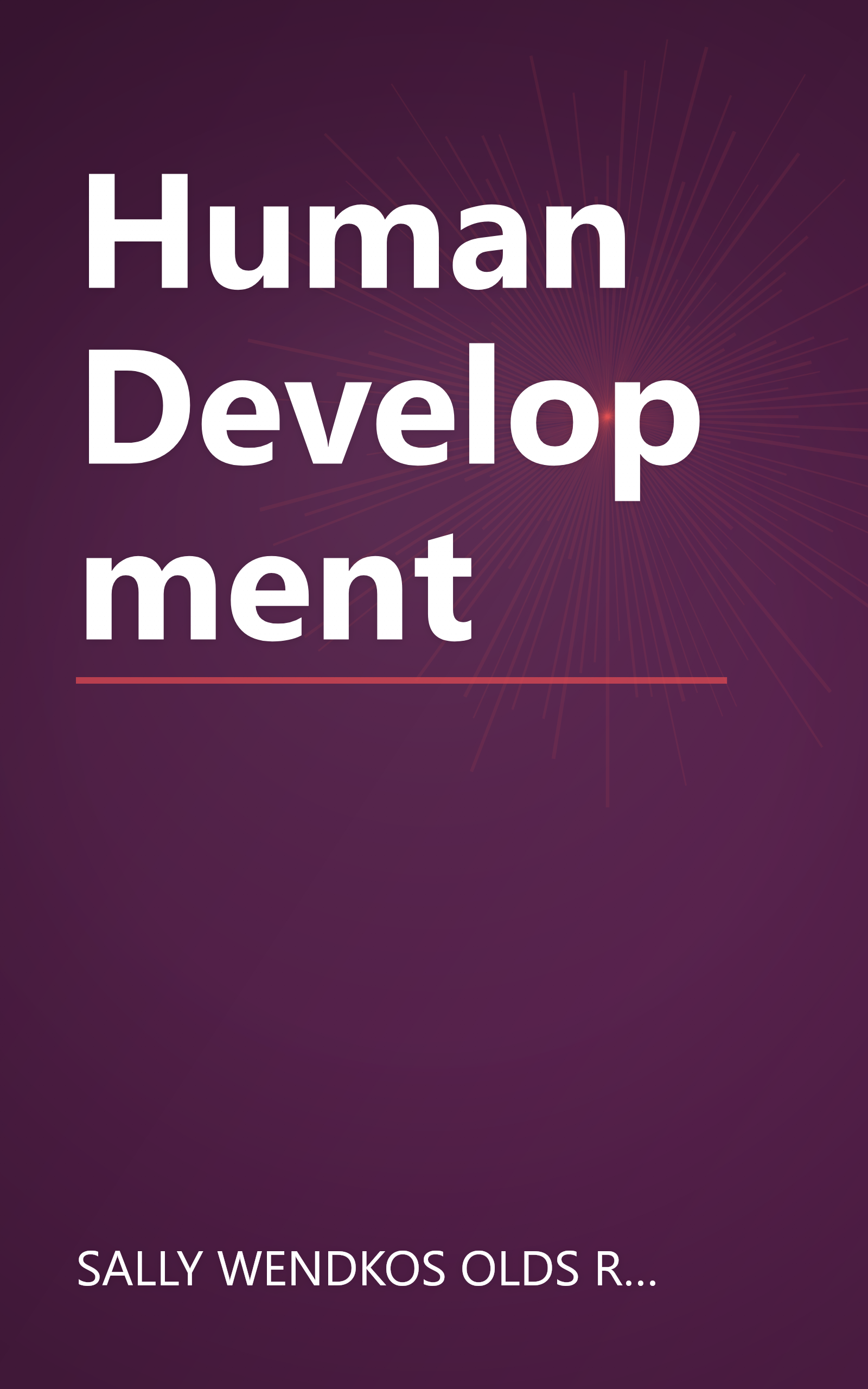 Human Development book cover