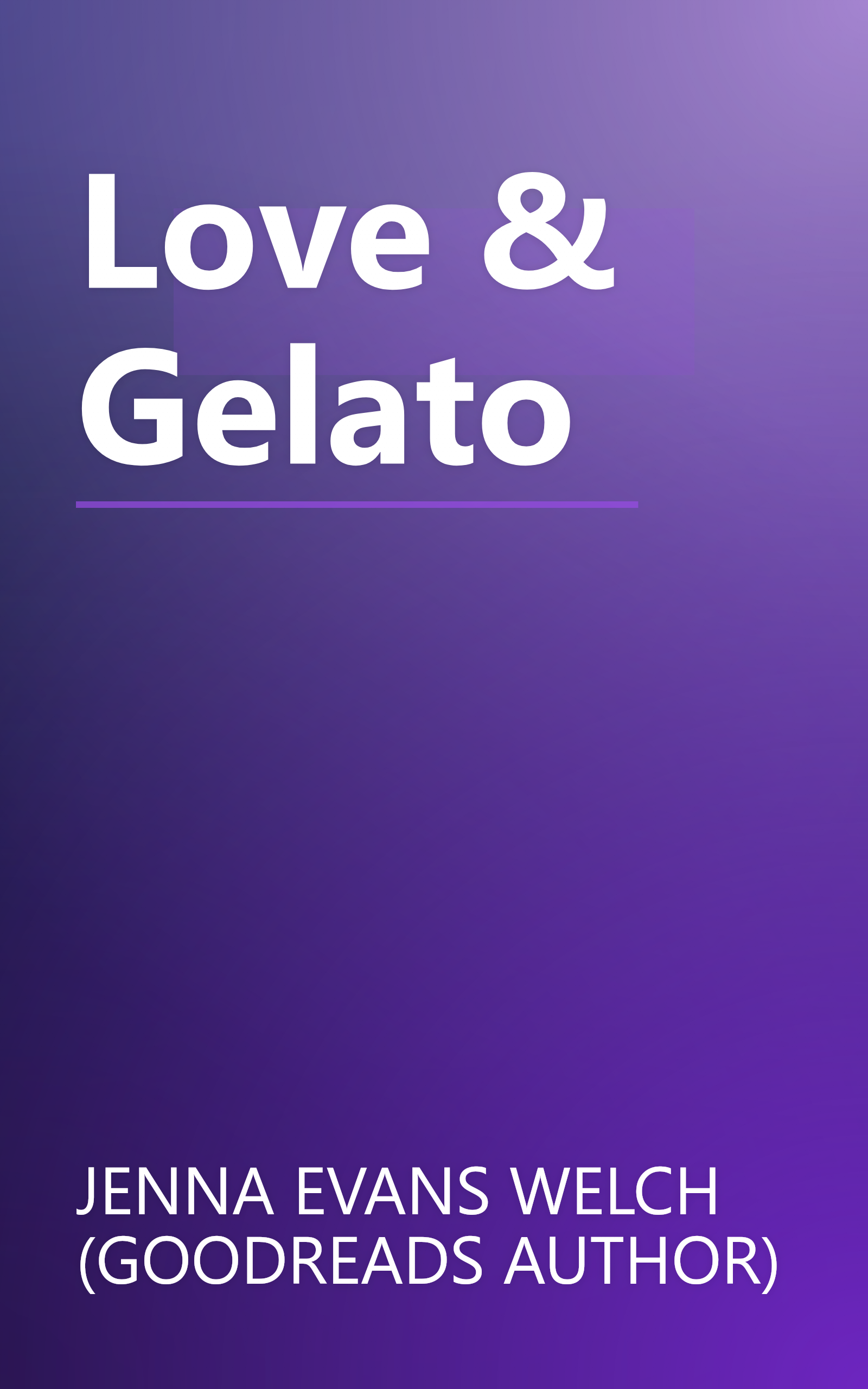 Love & Gelato book cover