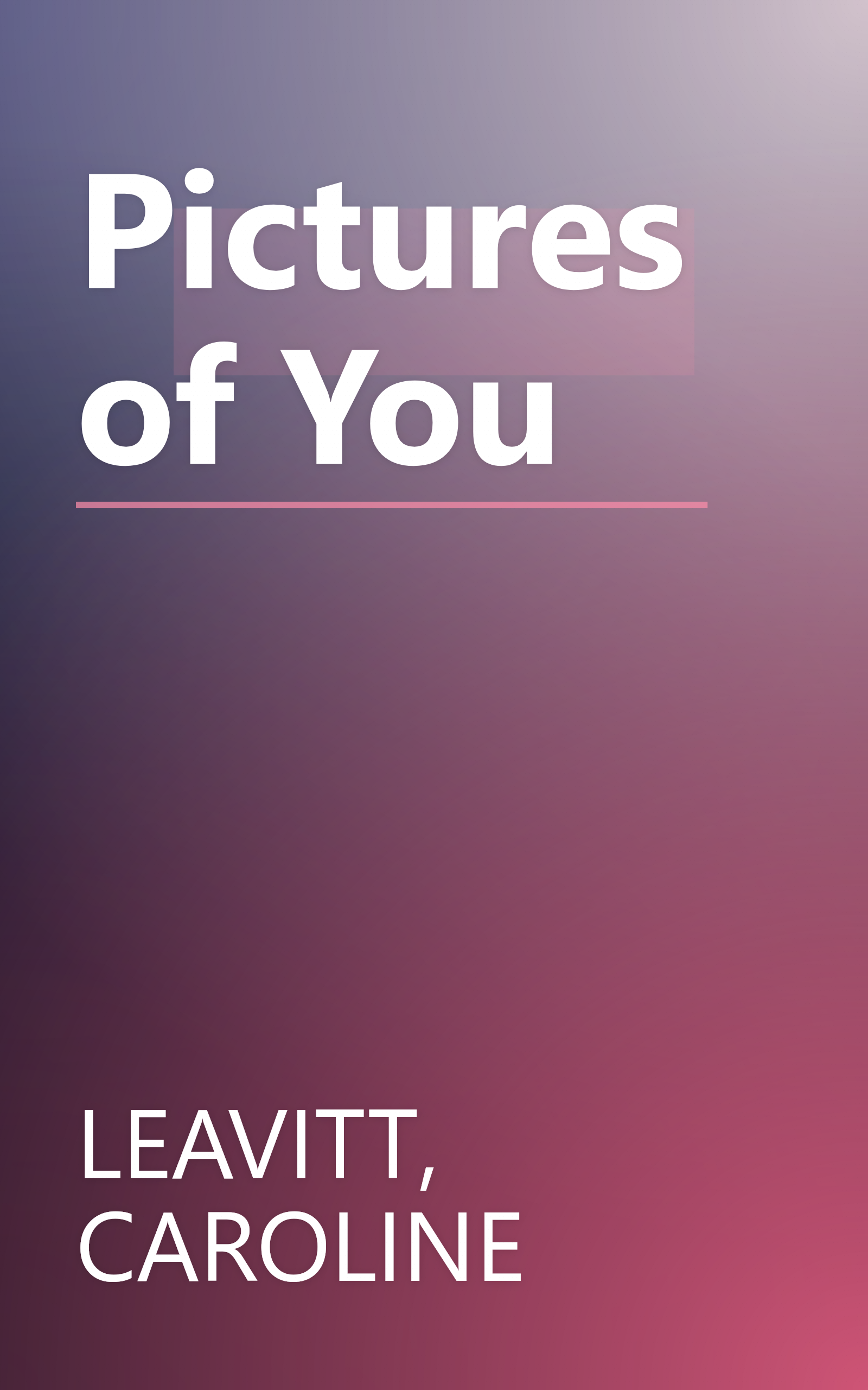 Pictures of You book cover