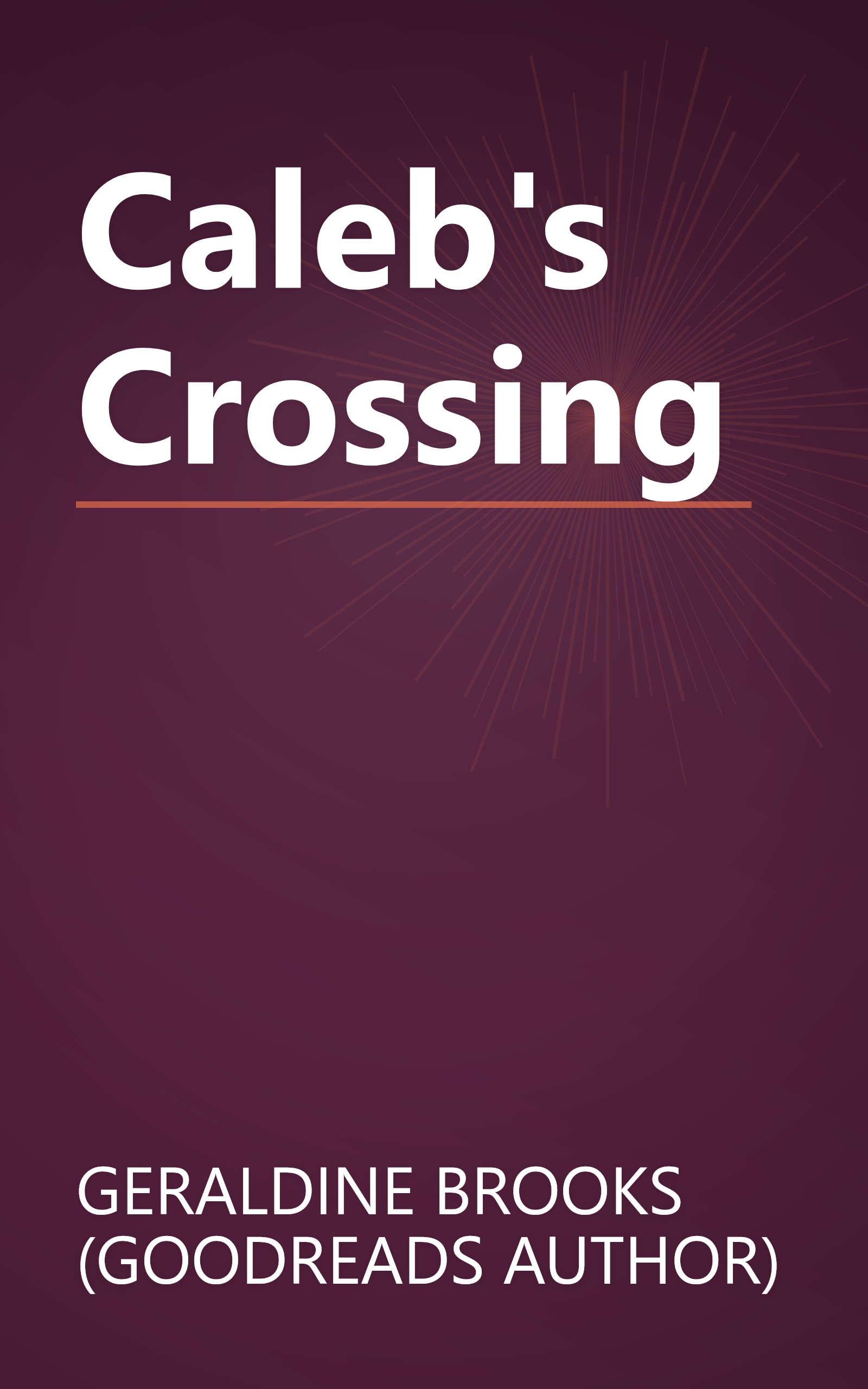 Caleb's Crossing book cover