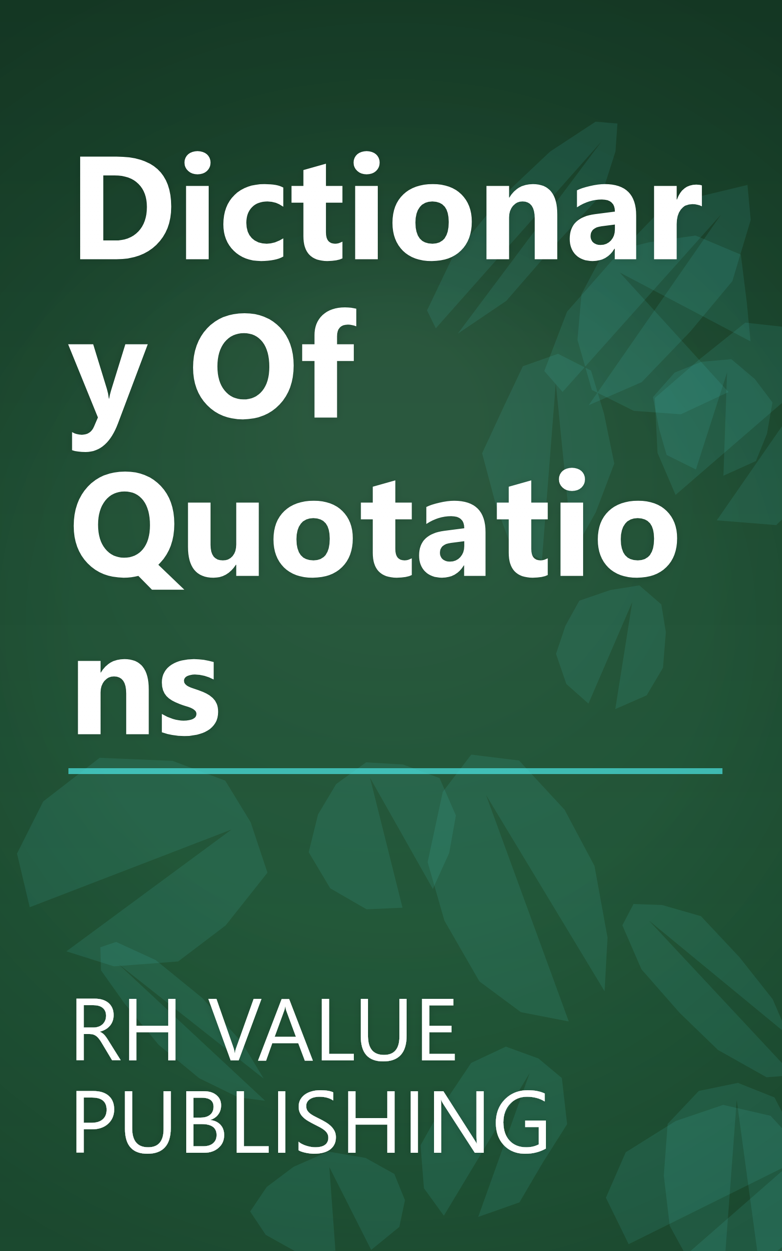 Dictionary Of Quotations book cover