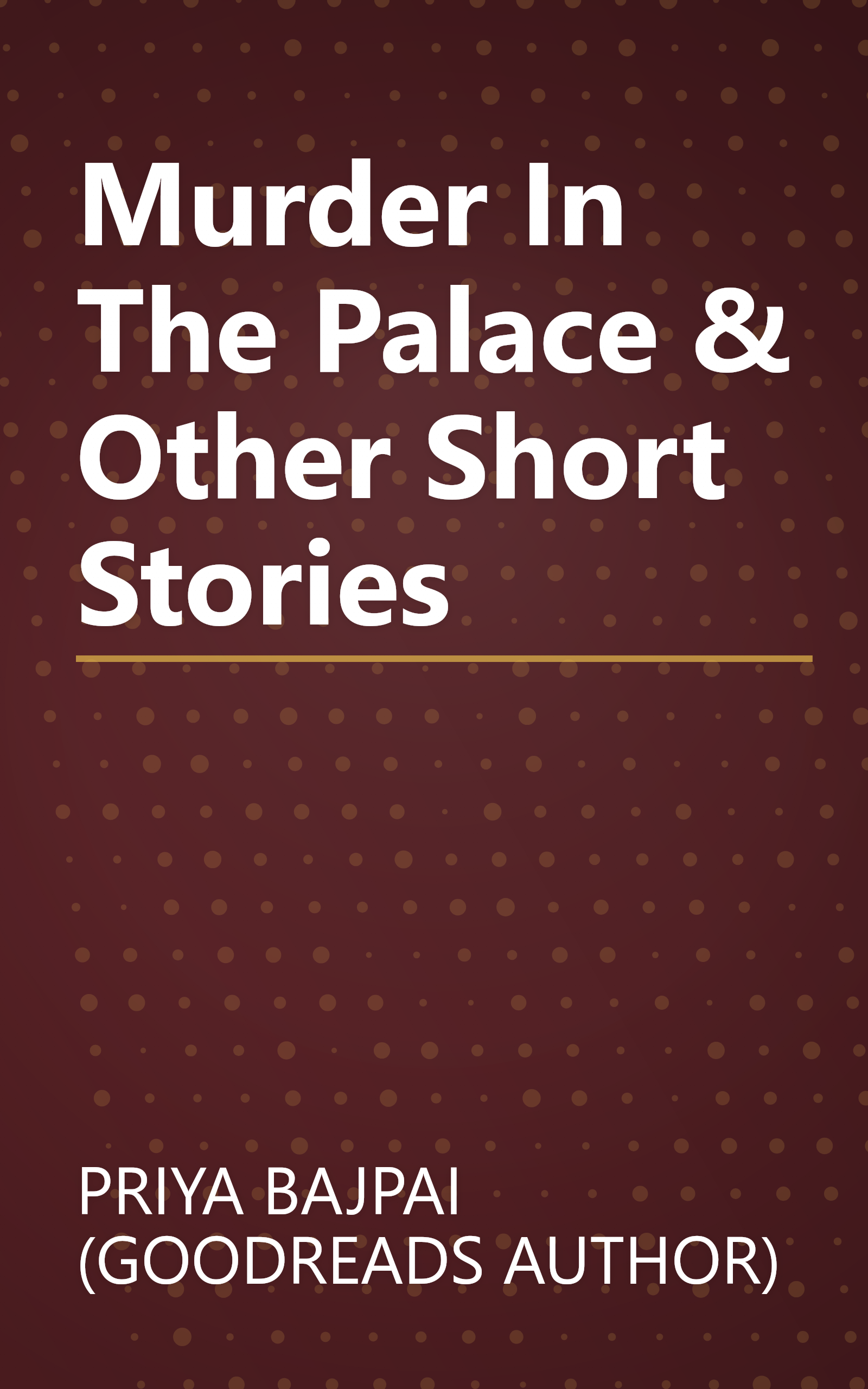 Murder In The Palace & Other Short Stories book cover