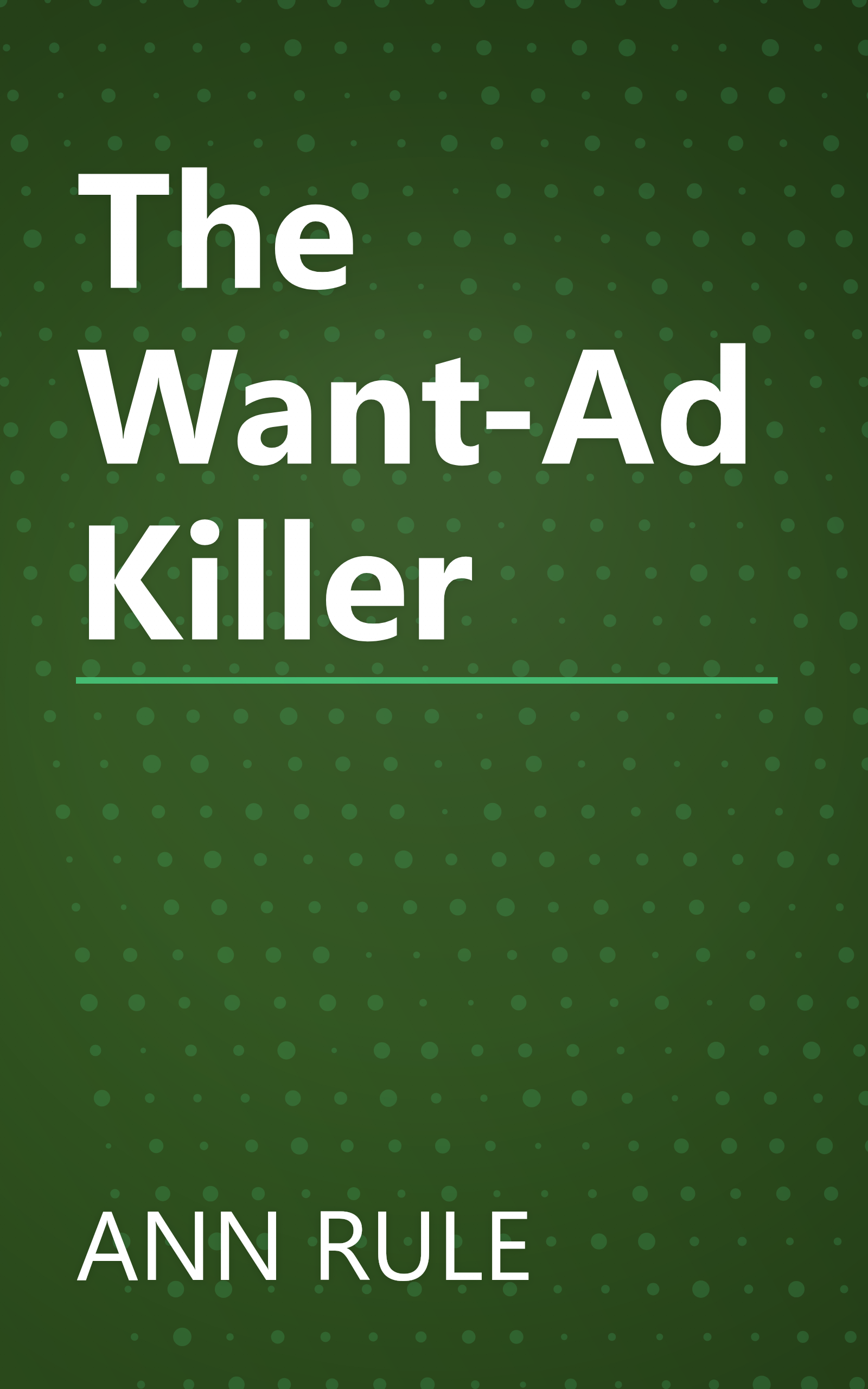 The Want-Ad Killer book cover