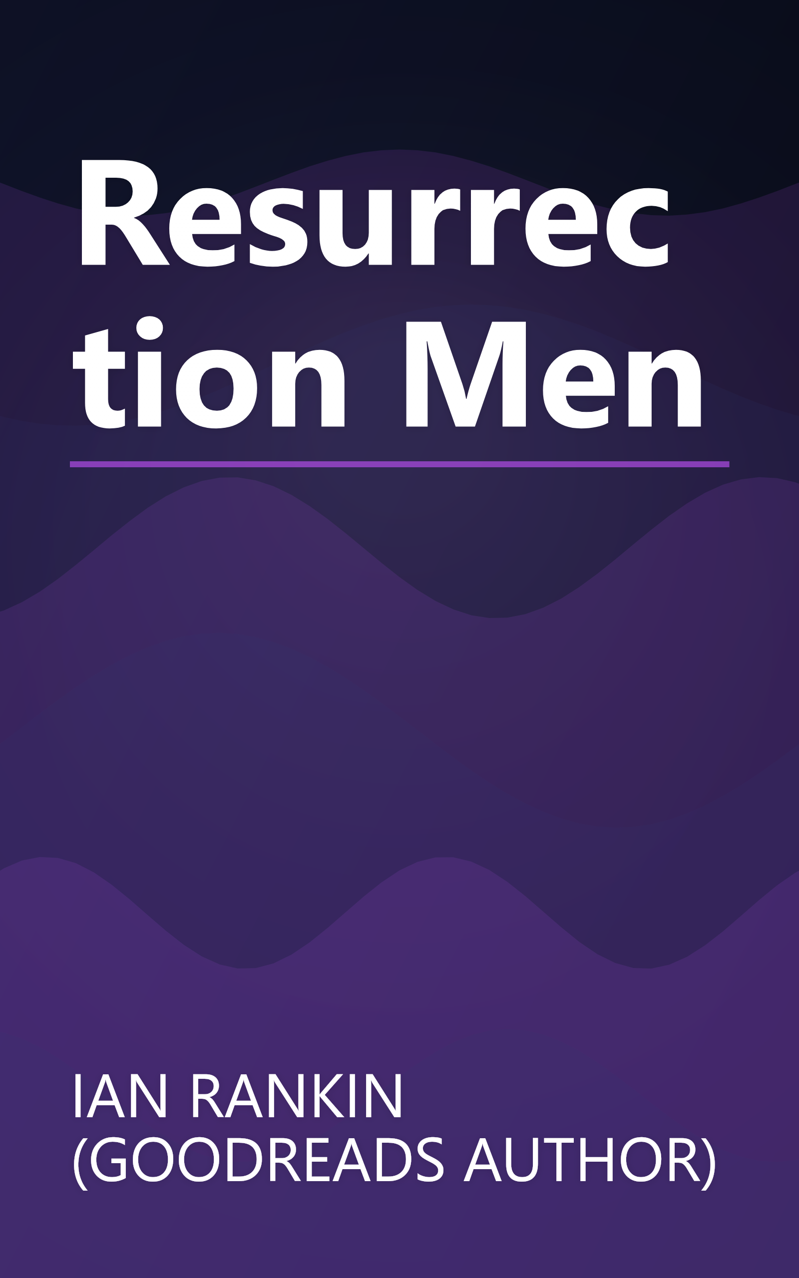 Resurrection Men book cover