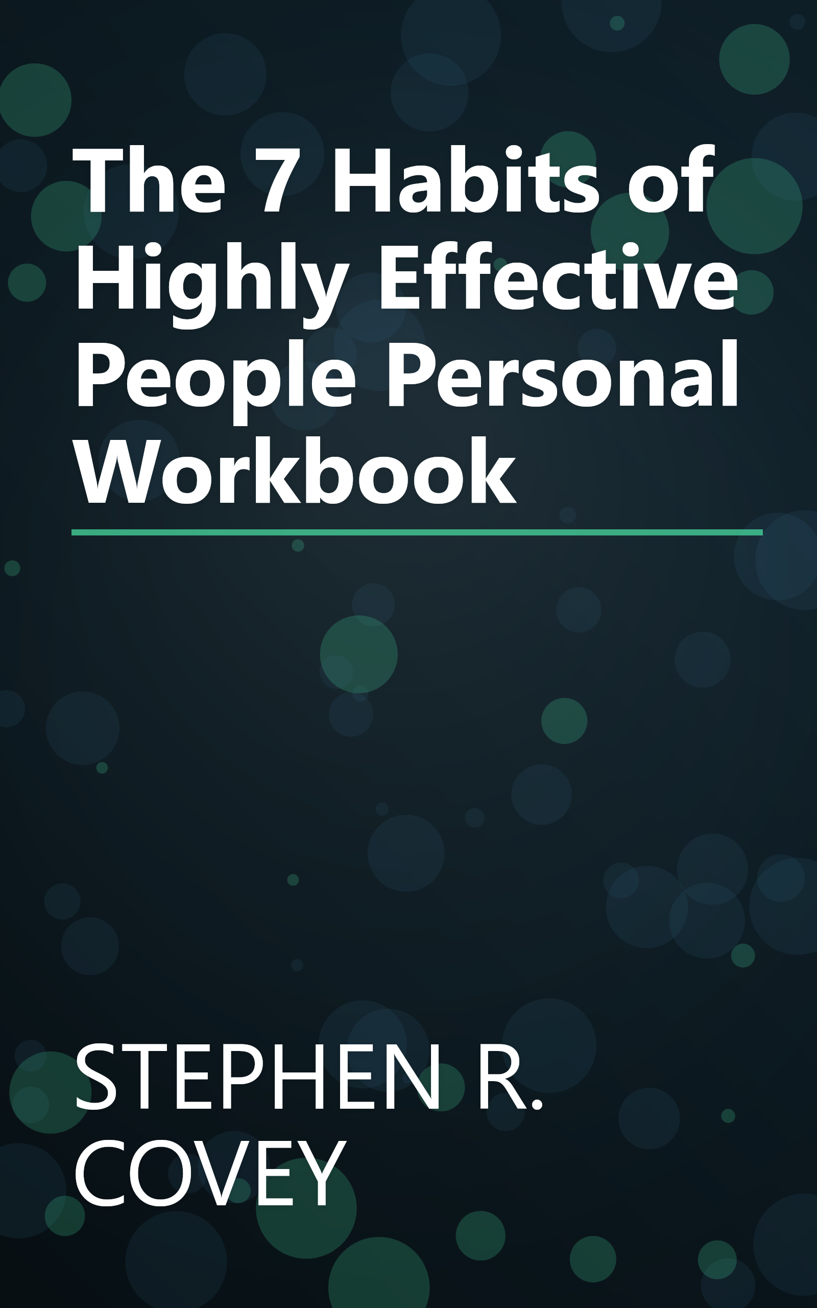 The 7 Habits of Highly Effective People Personal Workbook book cover
