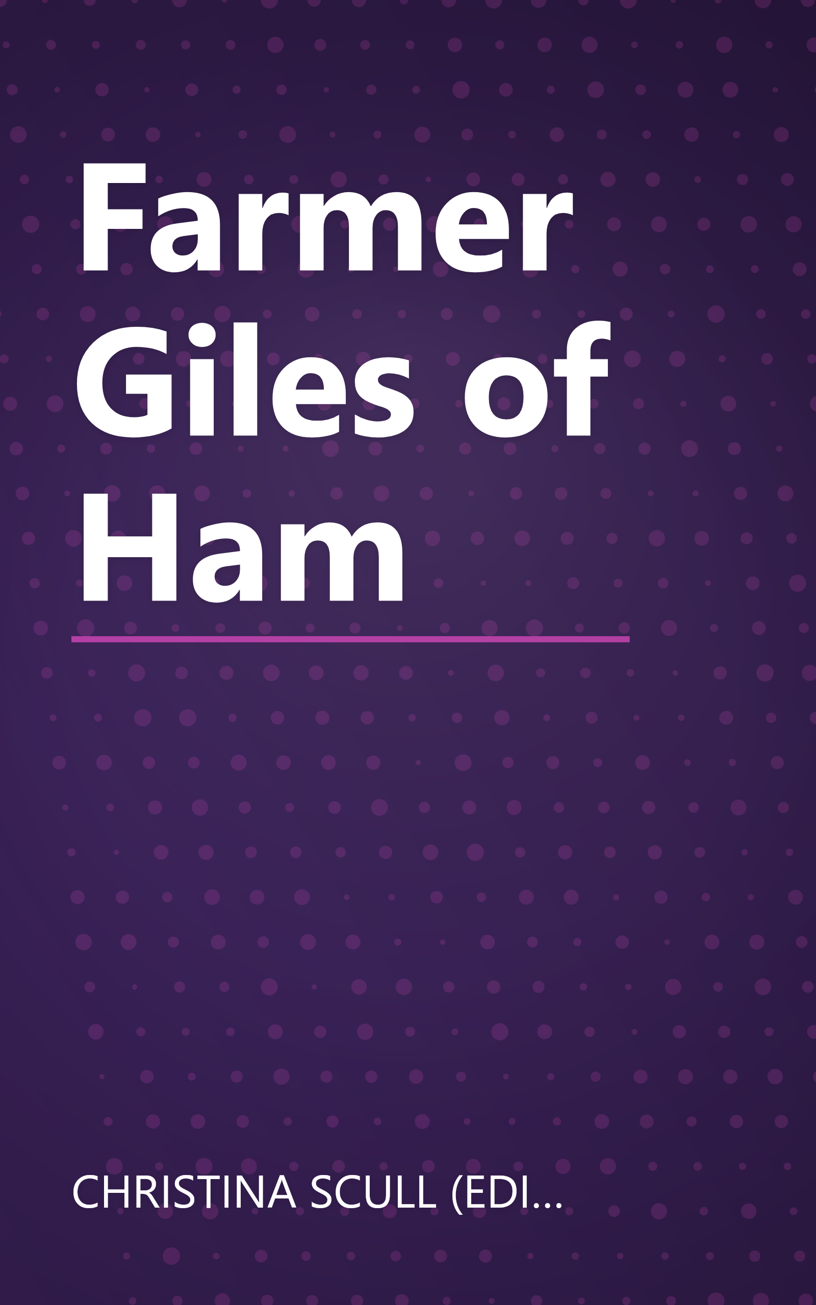 Farmer Giles of Ham book cover