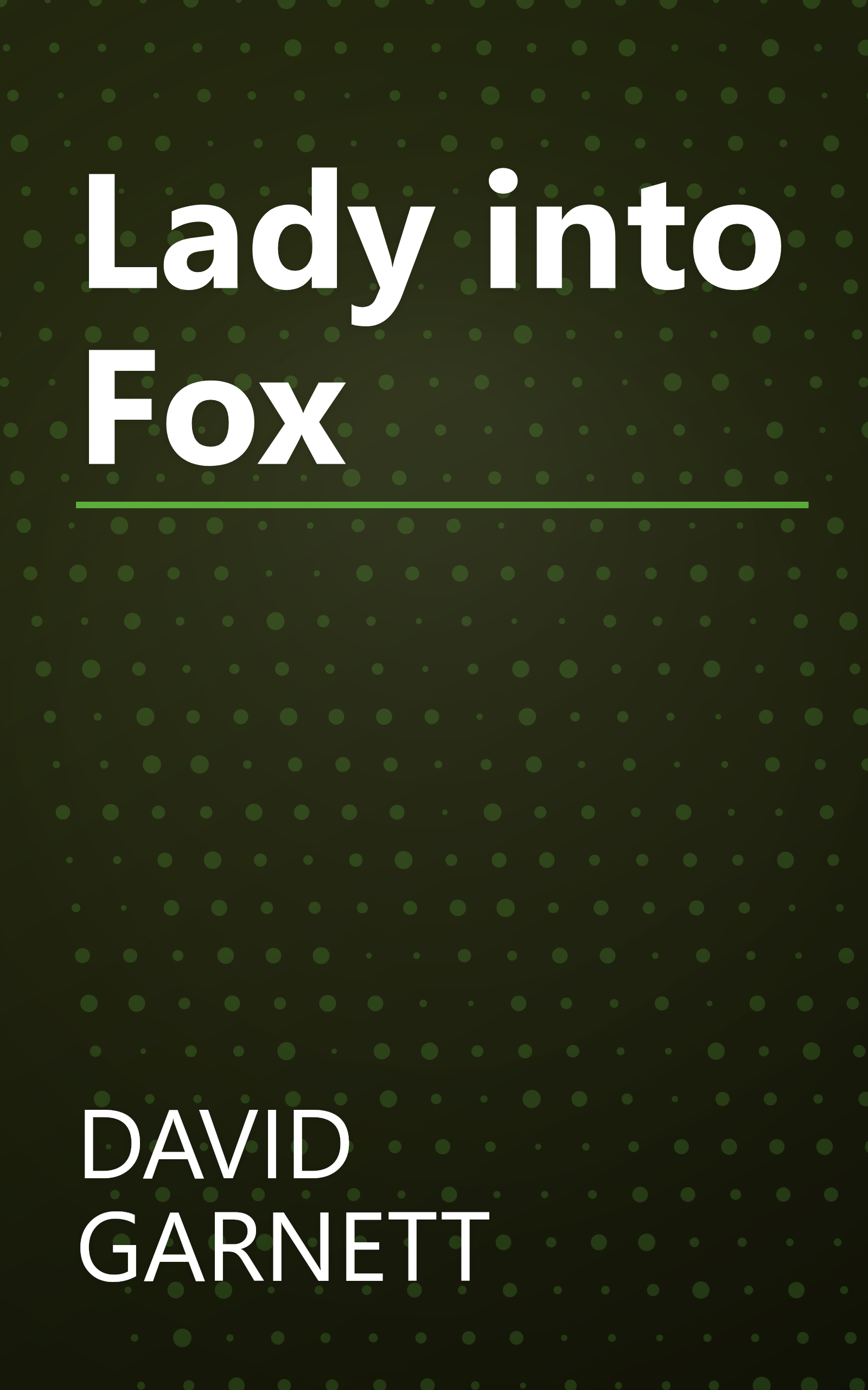 Lady into Fox book cover