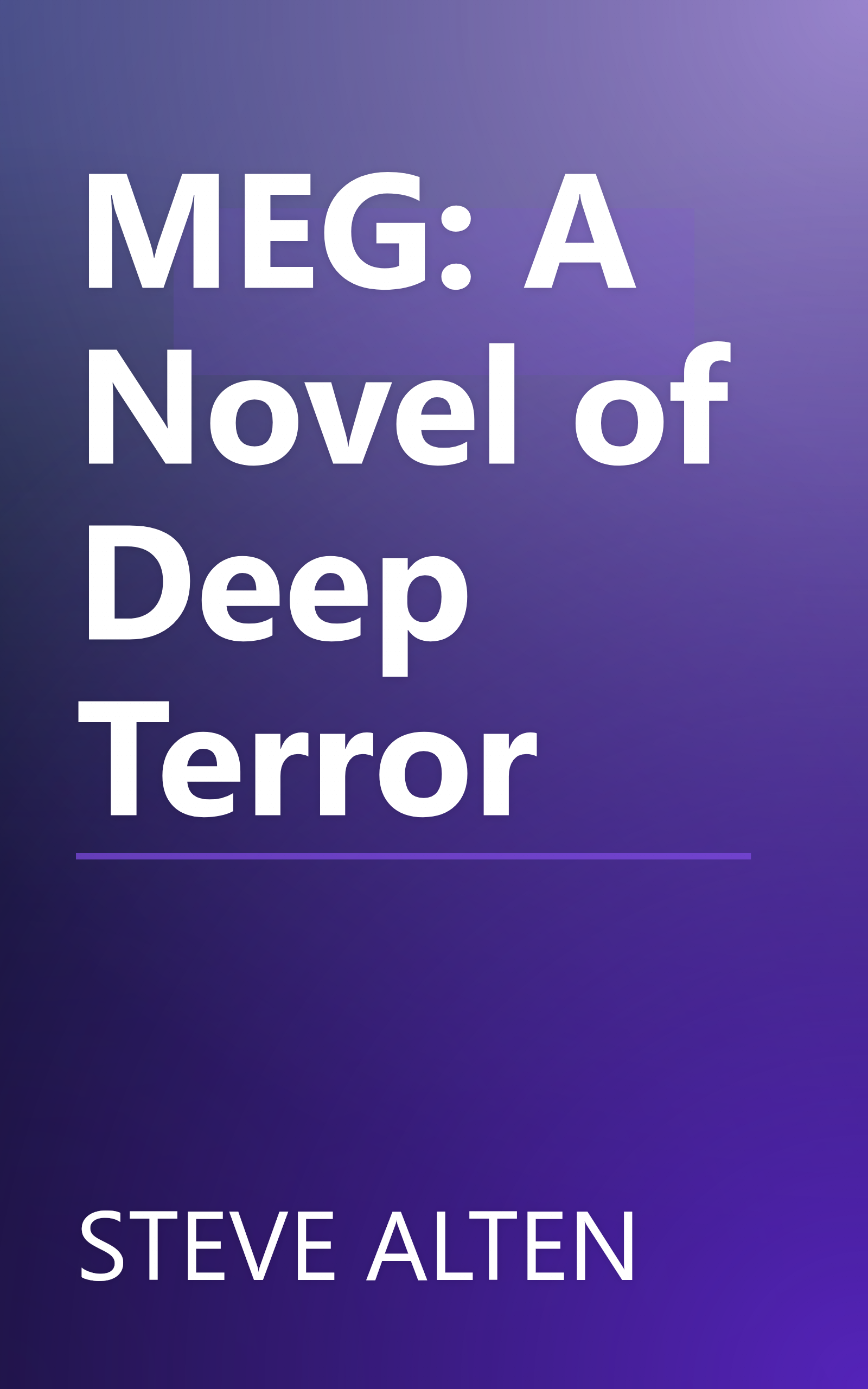 MEG: A Novel of Deep Terror book cover
