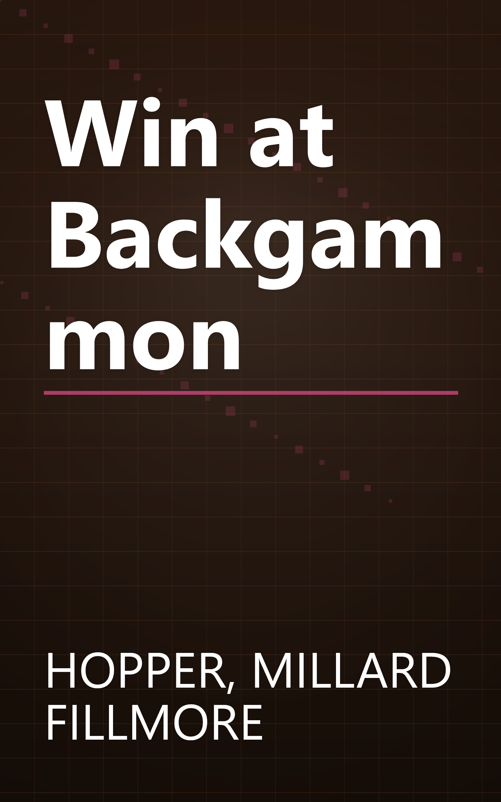Win at Backgammon book cover