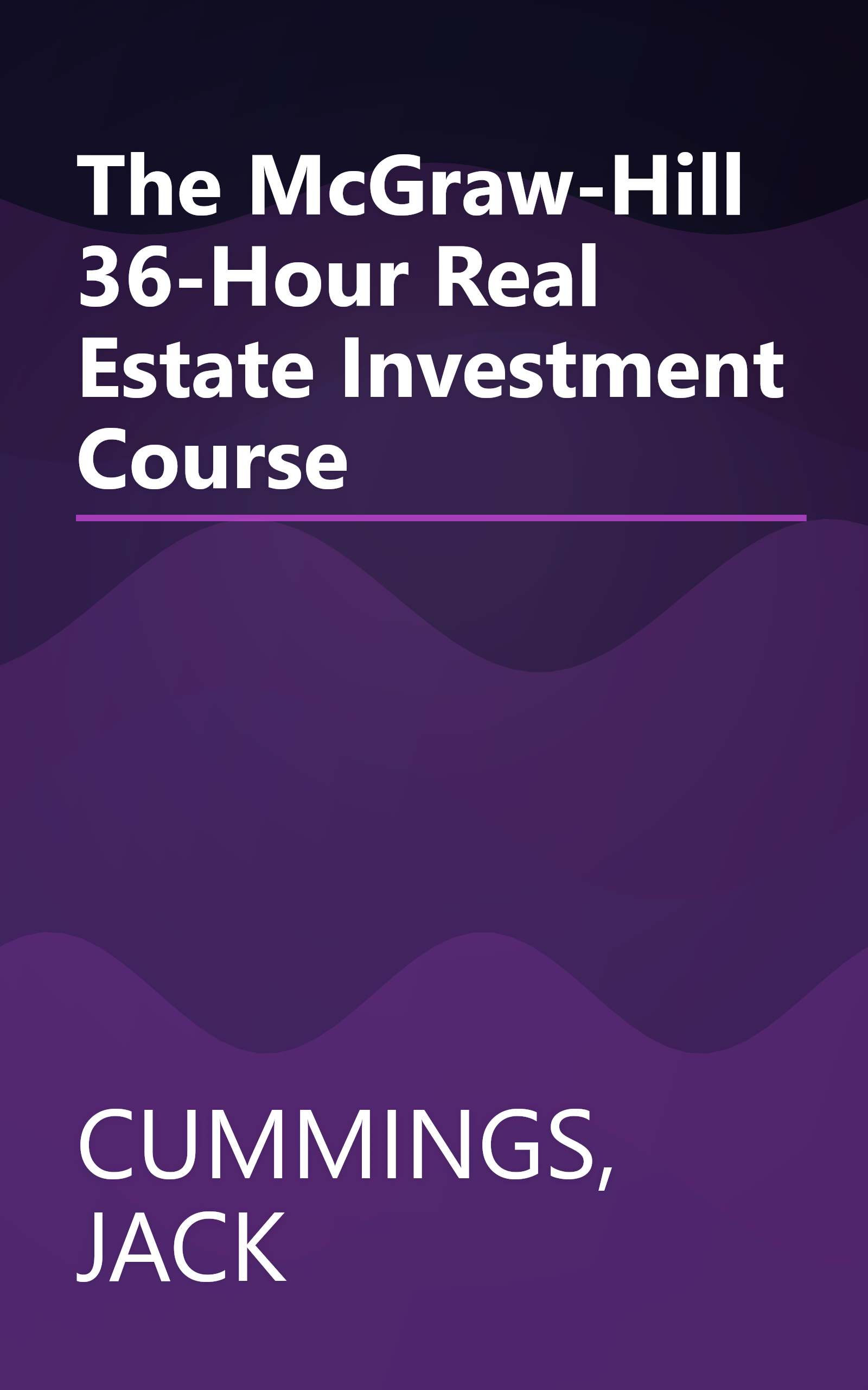 The McGraw-Hill 36-Hour Real Estate Investment Course book cover