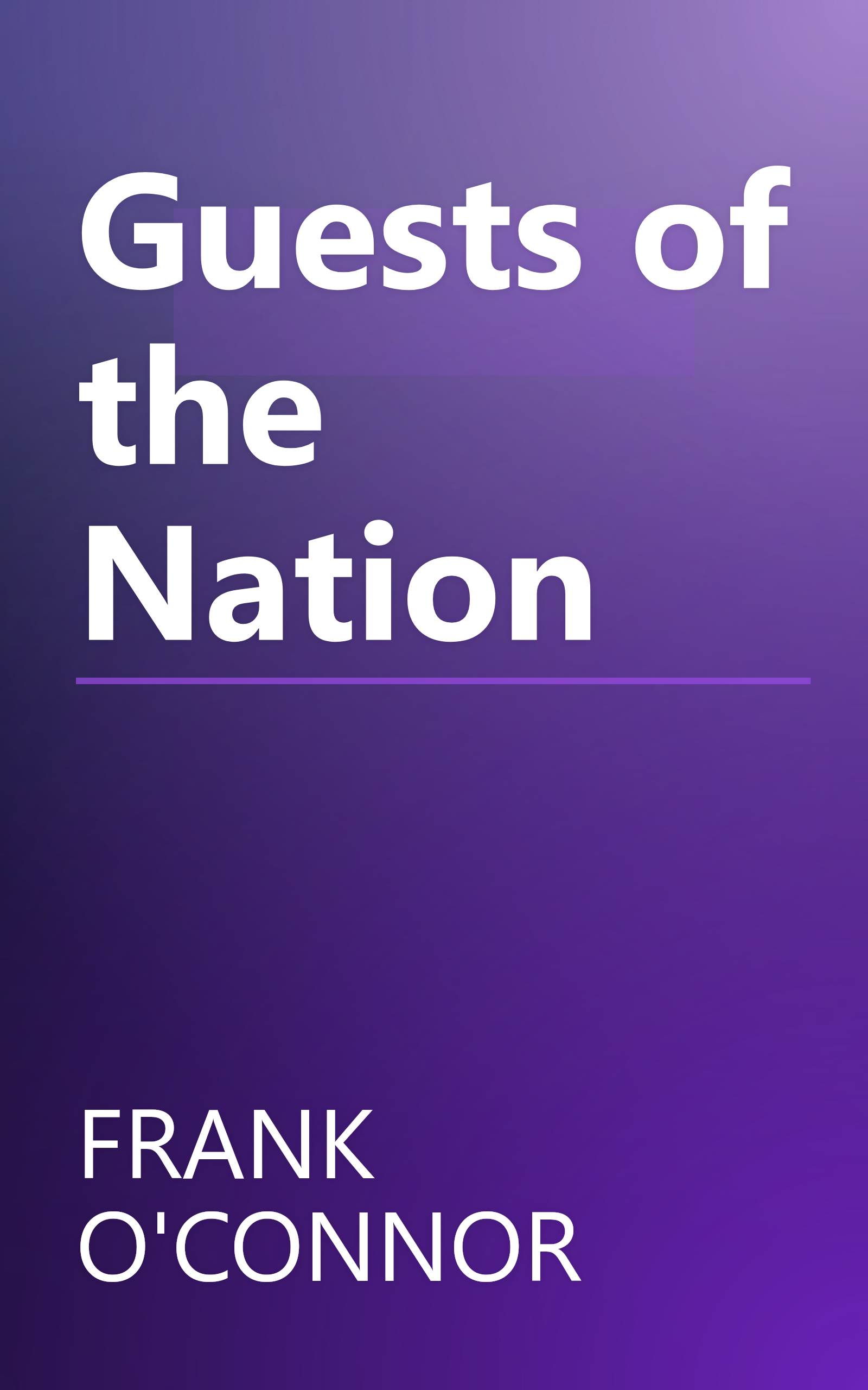 Guests of the Nation book cover
