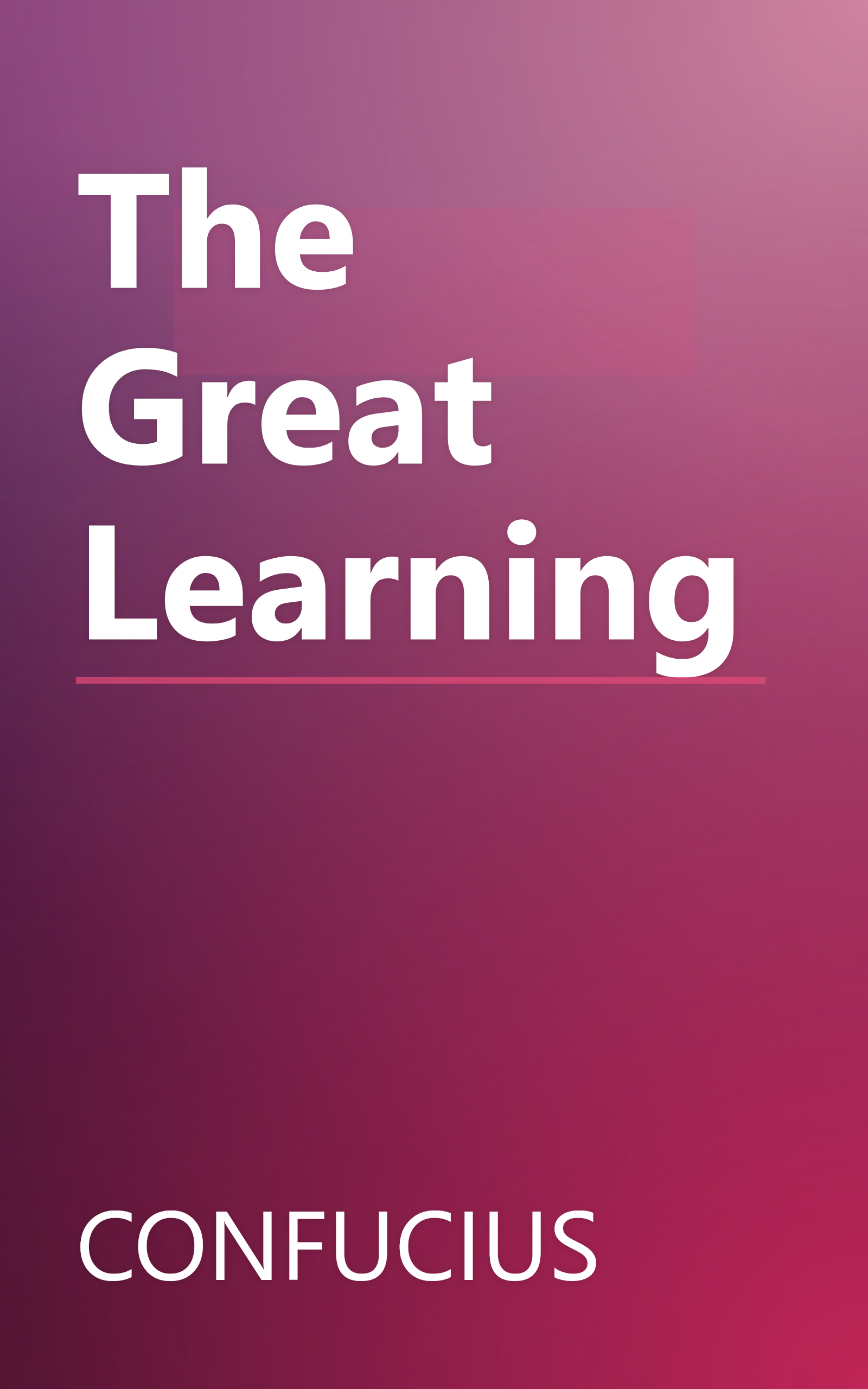The Great Learning book cover