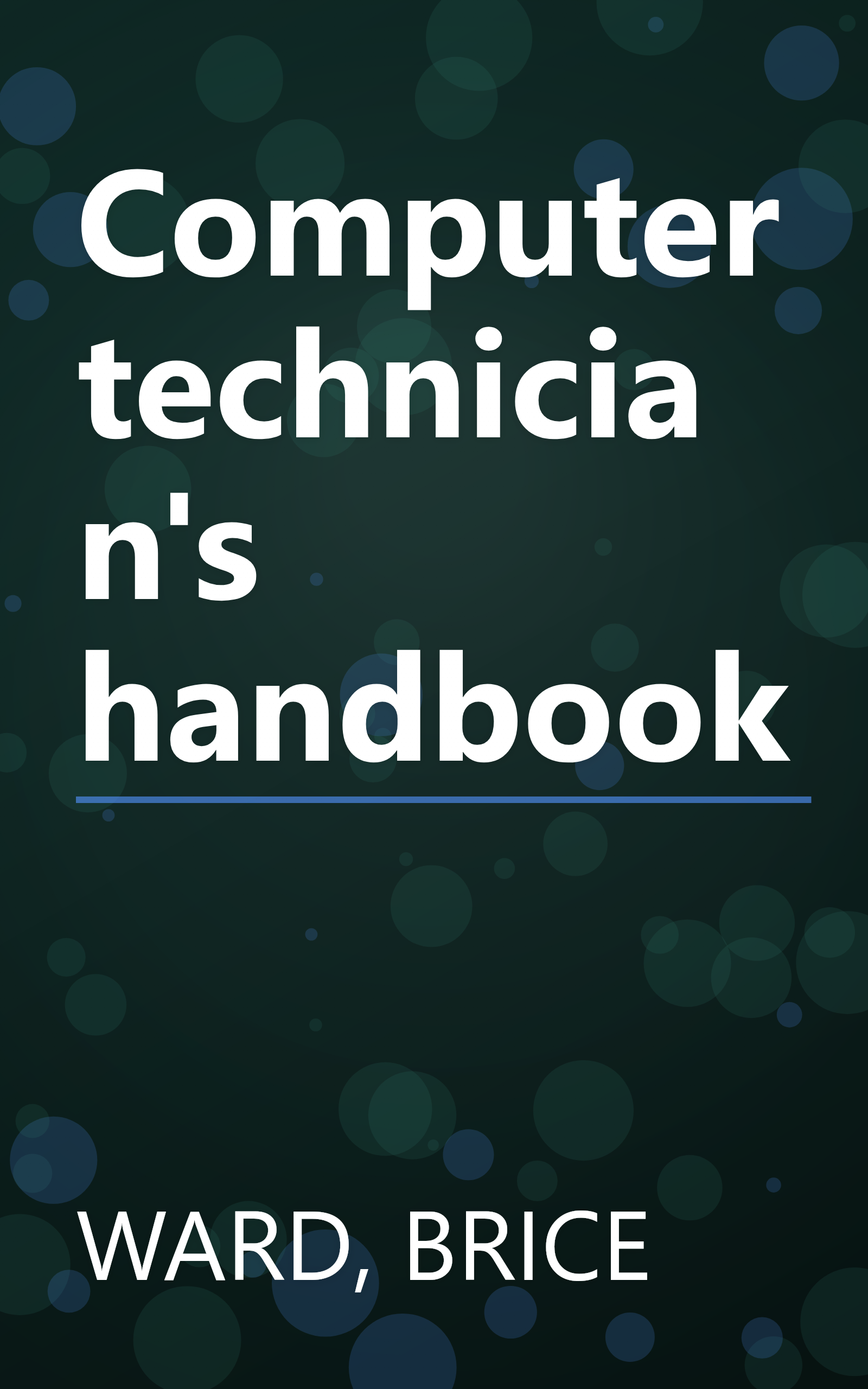 Computer technician's handbook book cover