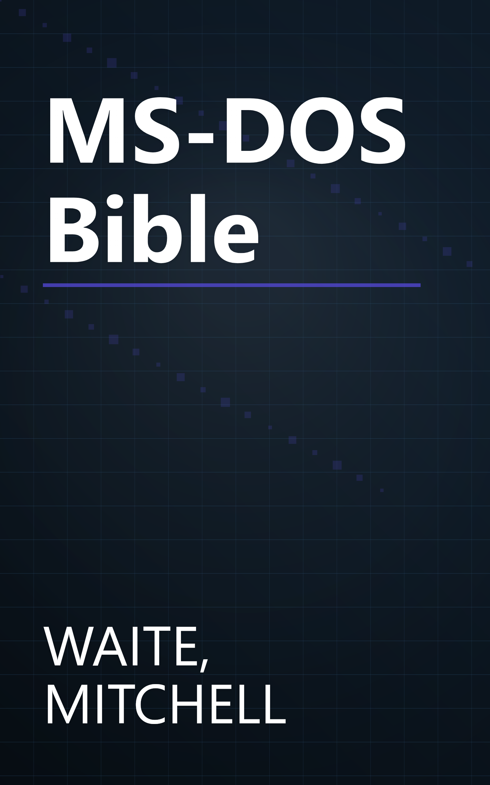 MS-DOS Bible book cover