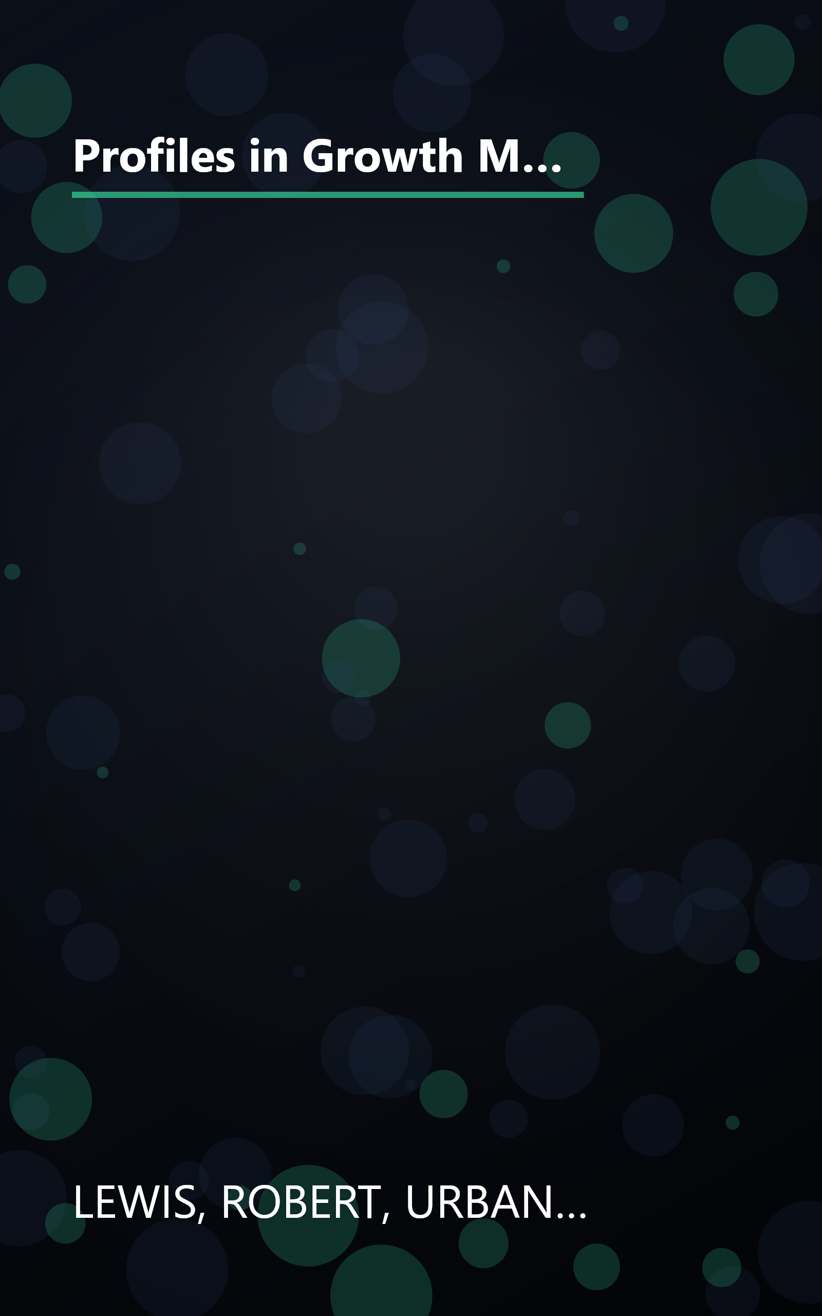 Profiles in Growth Management: An Assessment of Current Programs and Guidelines for Effective Management book cover