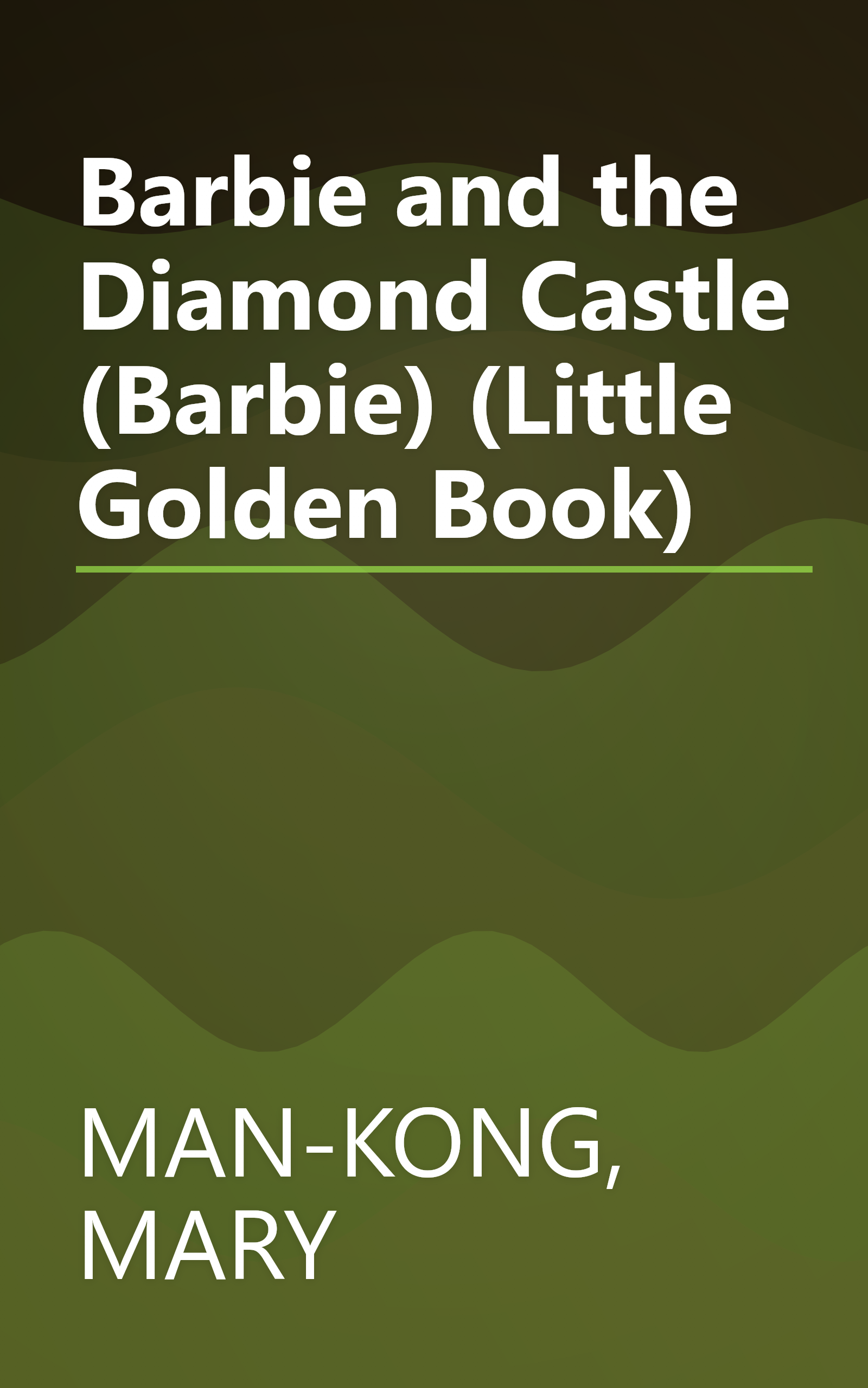 Barbie and the Diamond Castle (Barbie) (Little Golden Book) book cover