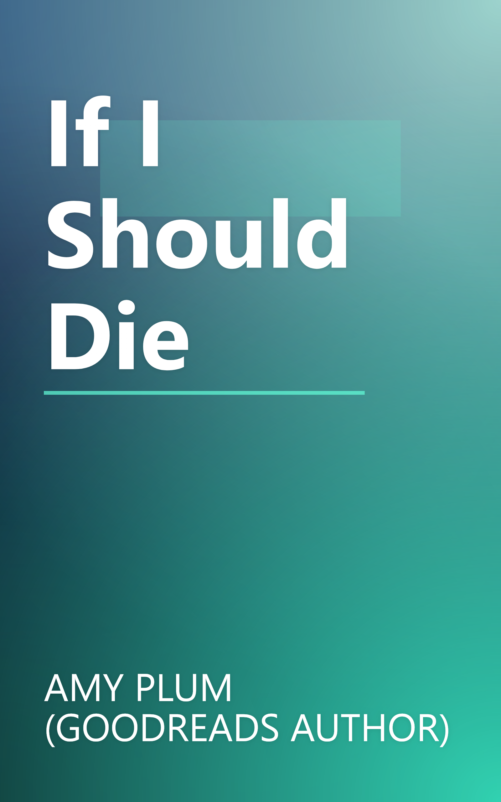 If I Should Die book cover