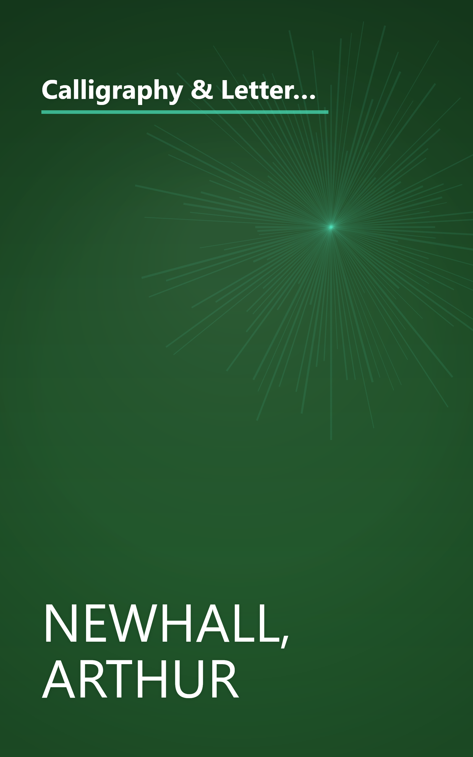 Calligraphy & Letter Design: Learn the basics of creating elegant letter forms and discover of variety of styles and samples (Artist's Library) book cover