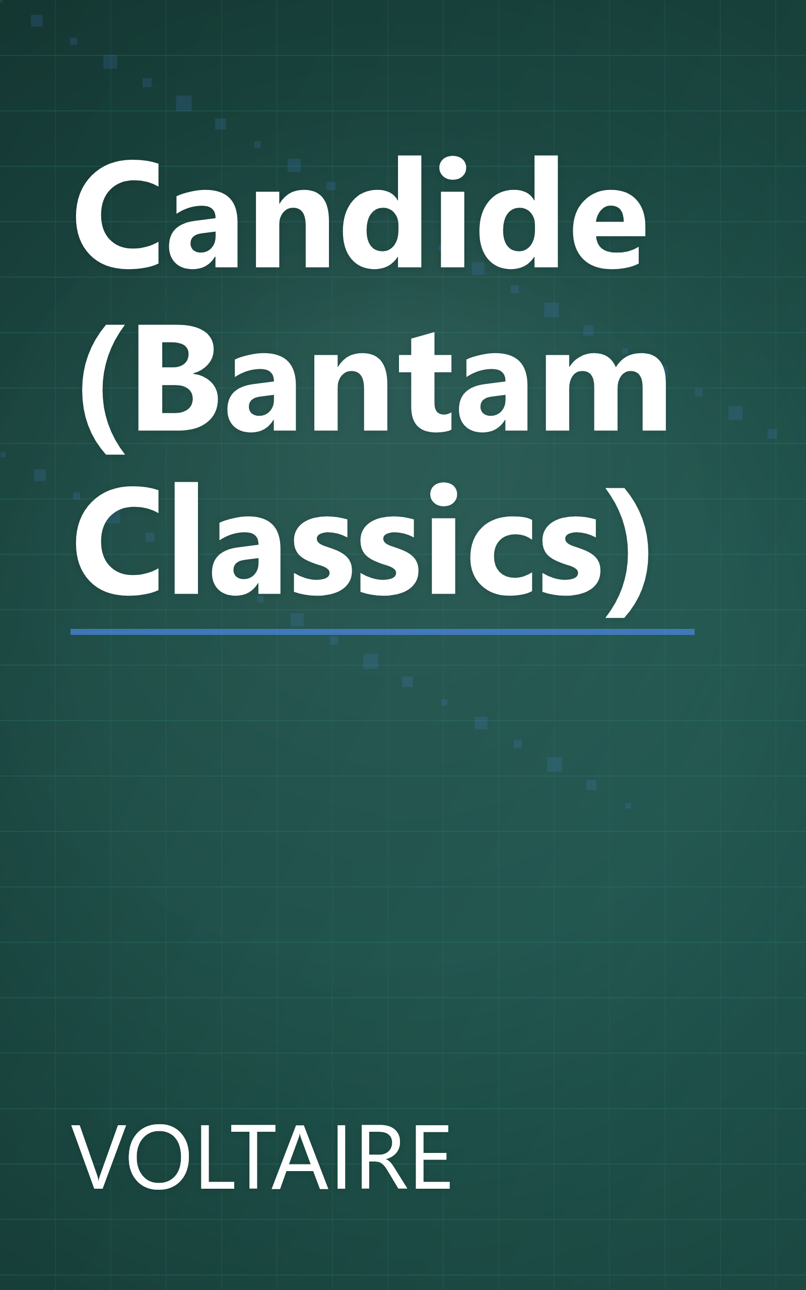 Candide (Bantam Classics) book cover