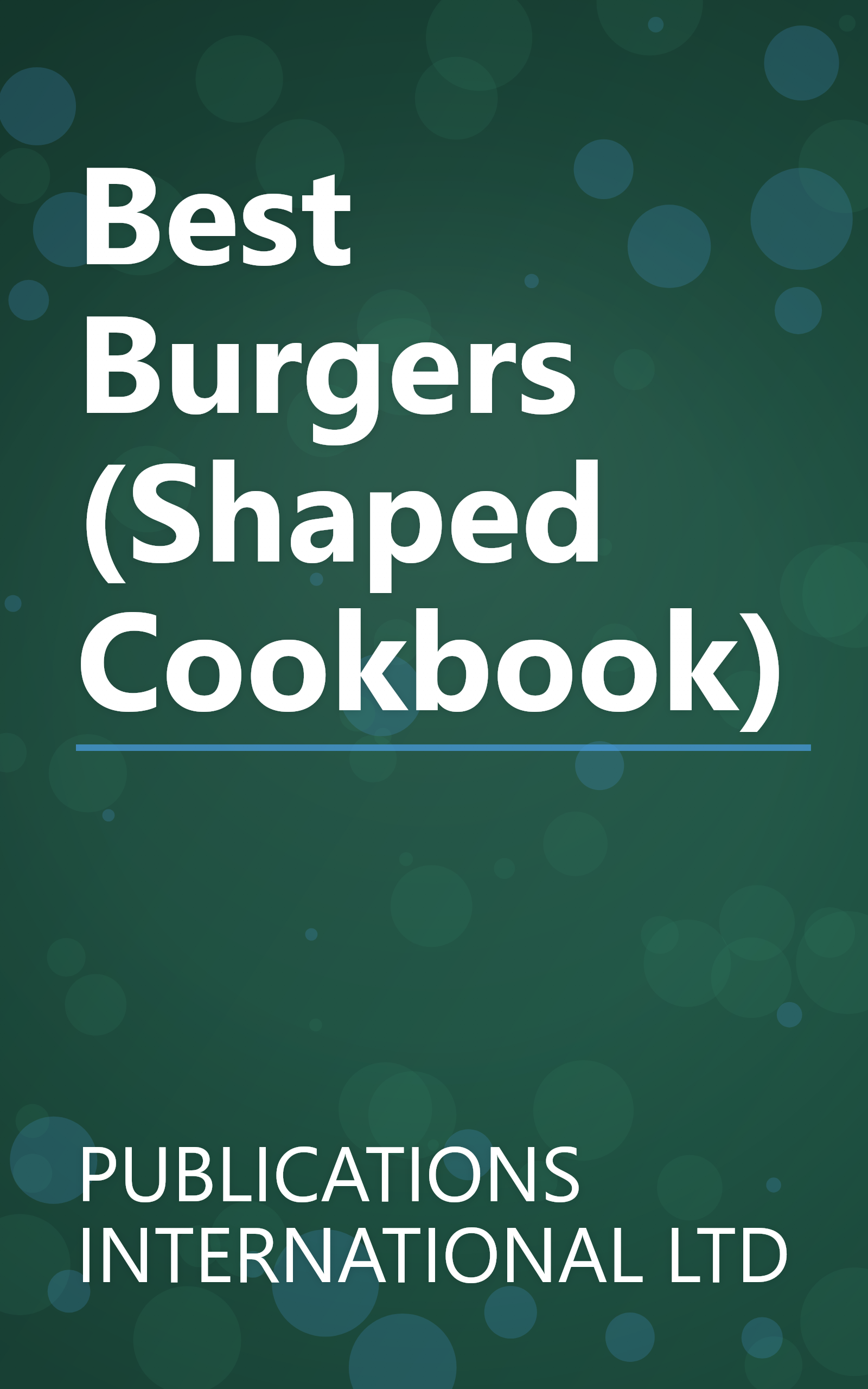 Best Burgers (Shaped Cookbook) book cover