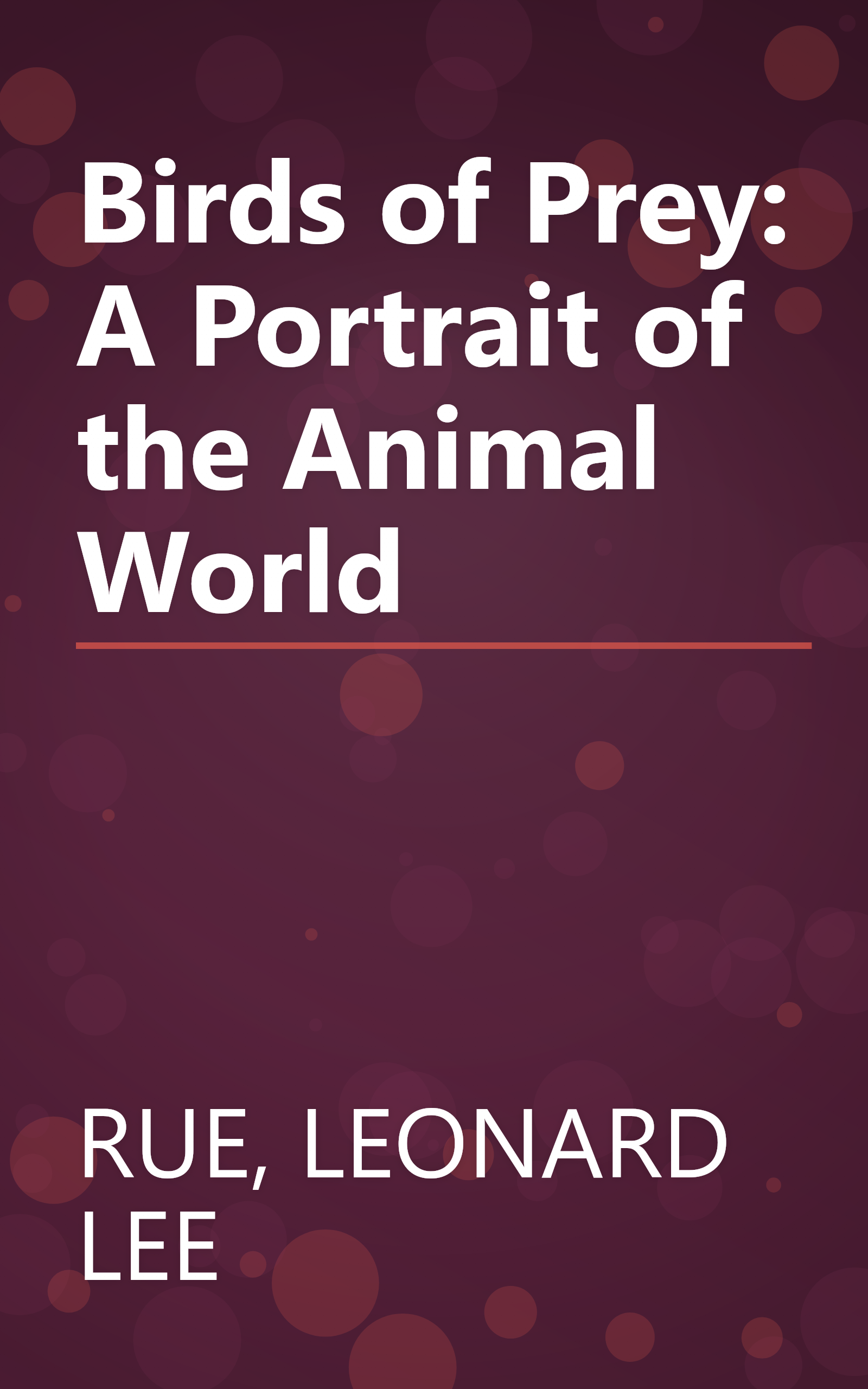Birds of Prey: A Portrait of the Animal World book cover
