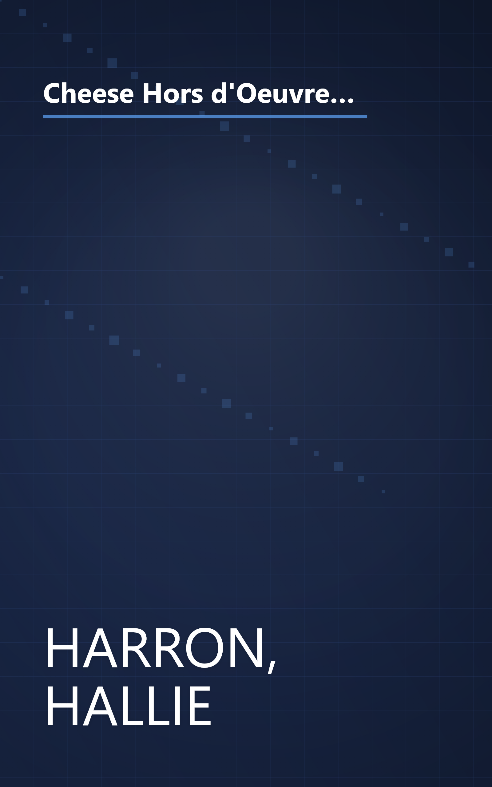 Cheese Hors d'Oeuvres: 50 Recipes for Crispy Canapés, Delectable Dips, Marinated Morsels, and Other Tasty Tidbits book cover