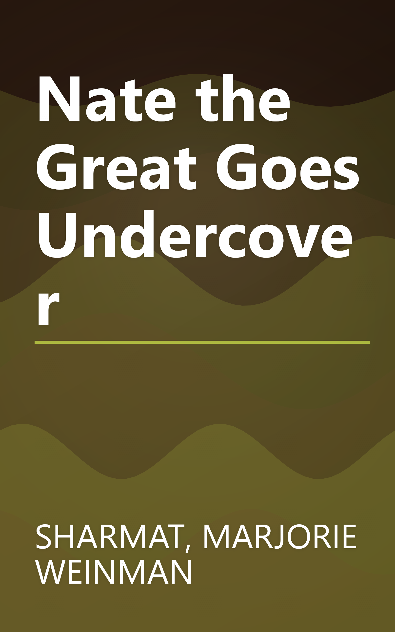 Nate the Great Goes Undercover book cover