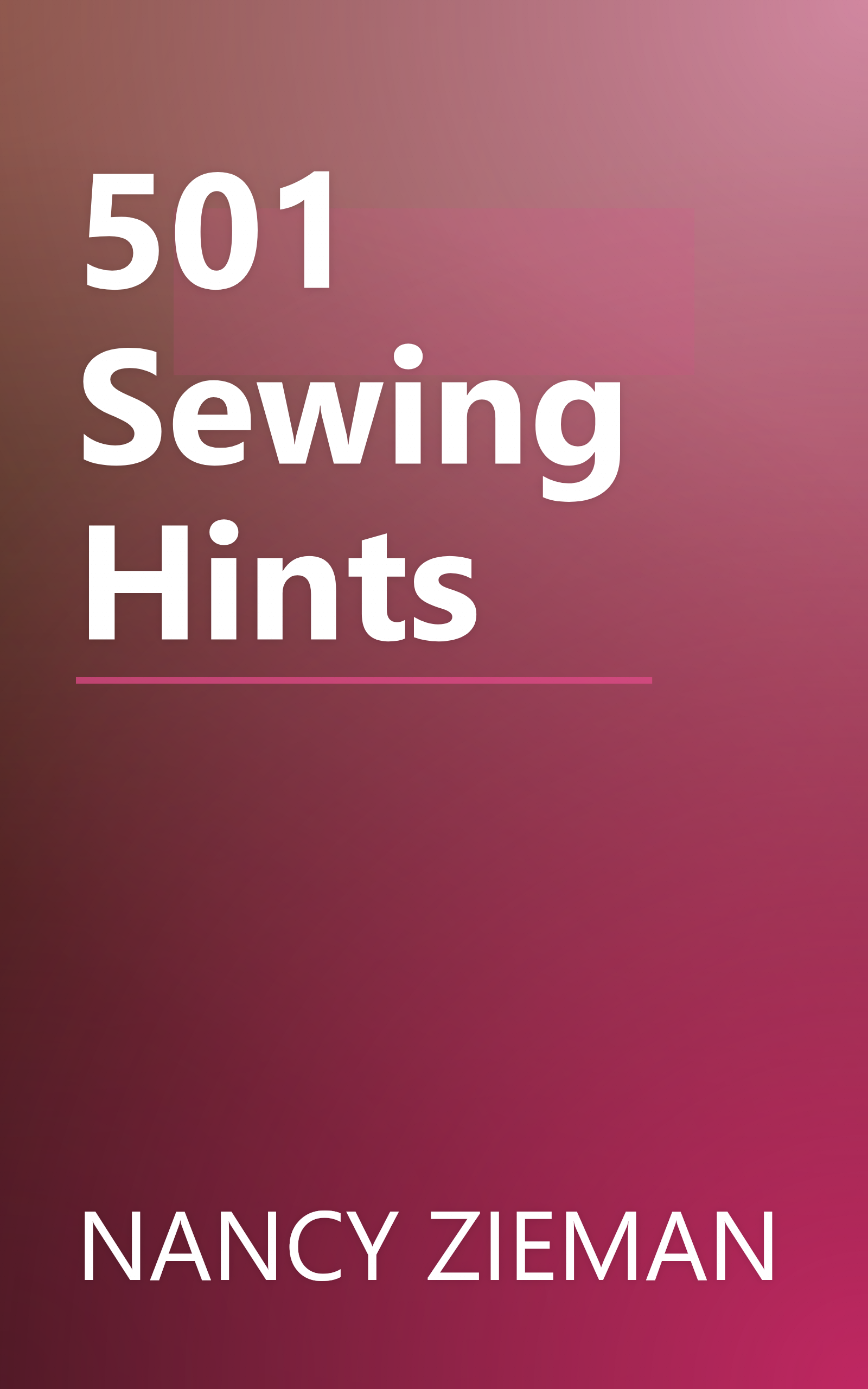 501 Sewing Hints book cover