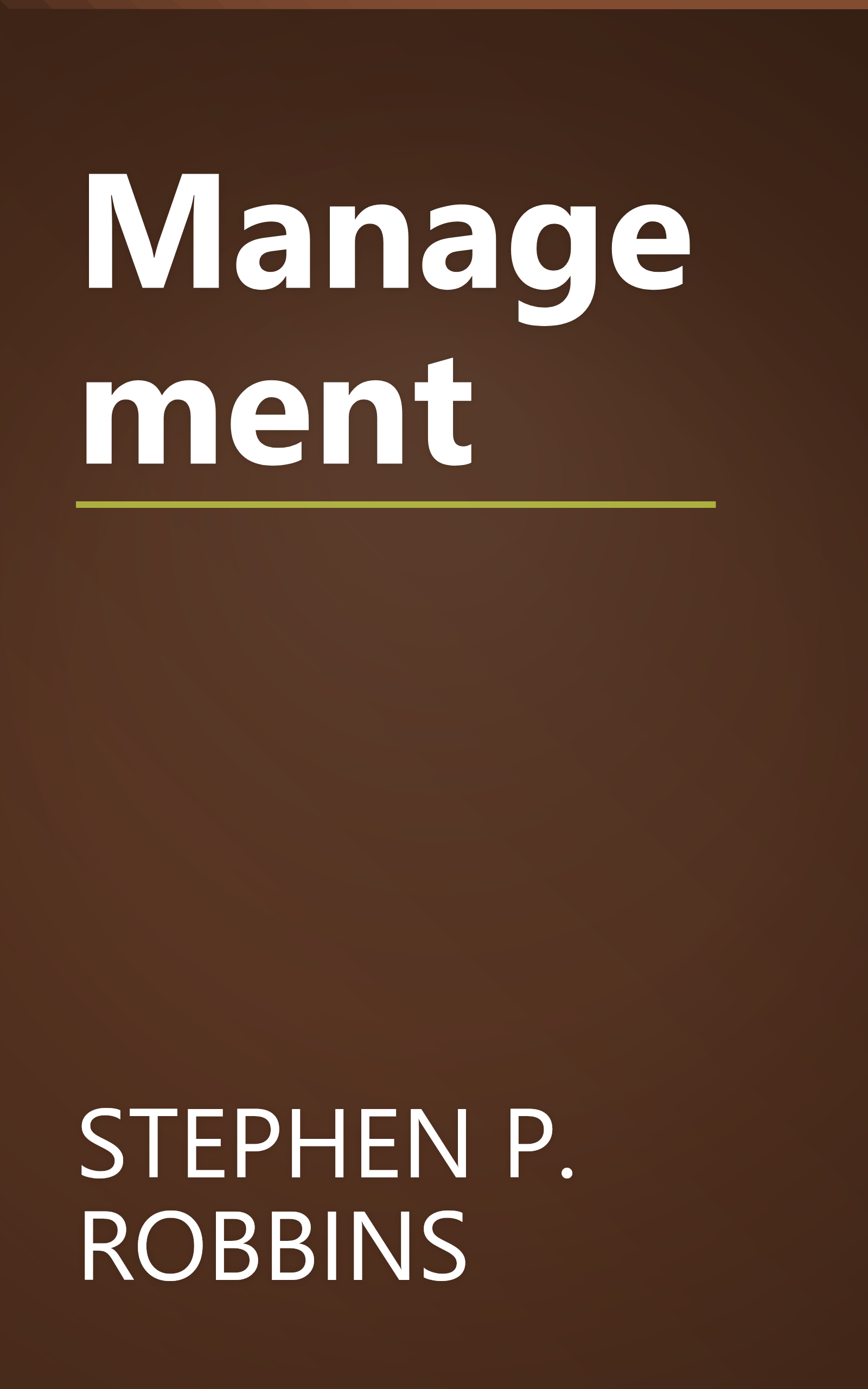 Management book cover